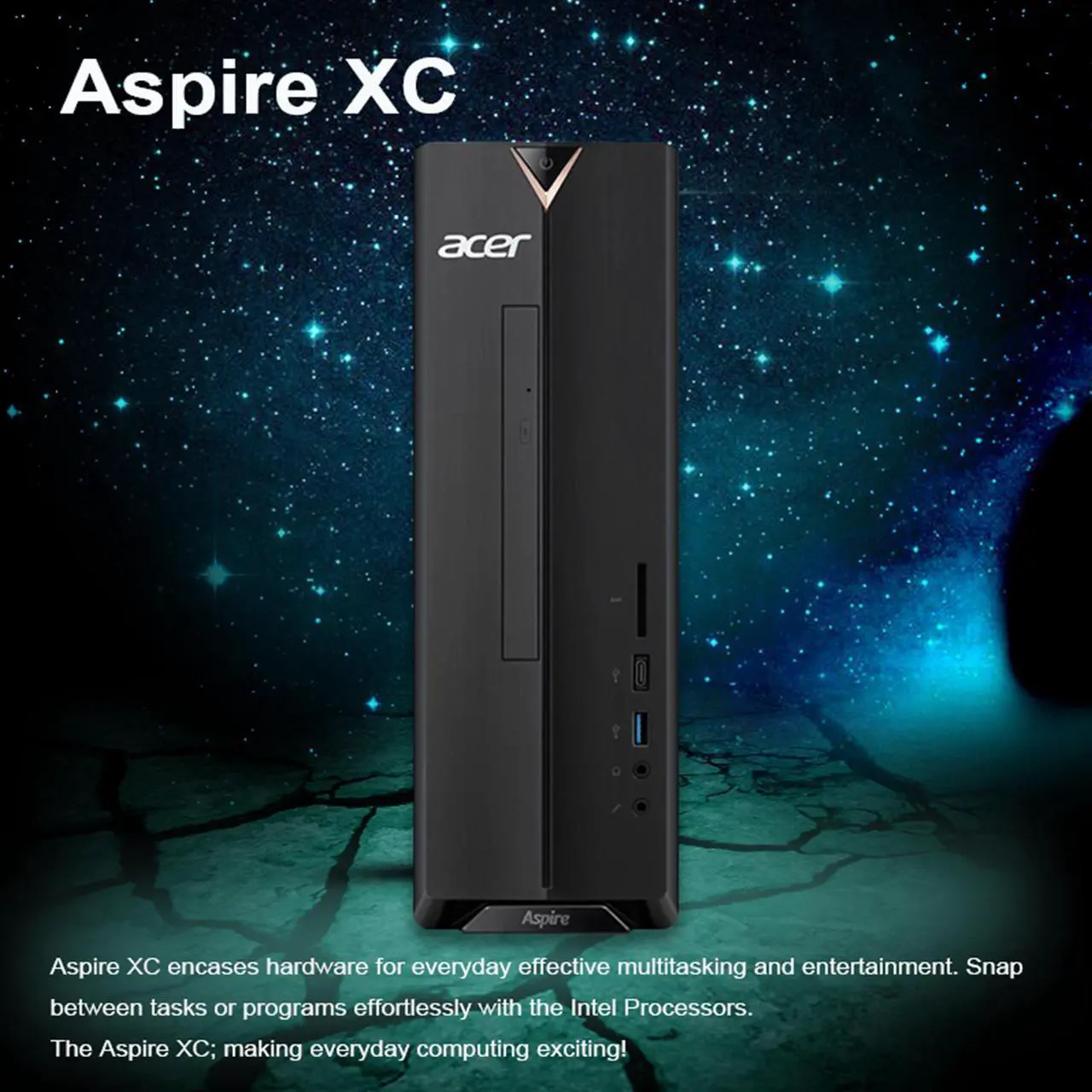 Acer Aspire Tower Desktop Computer, Intel Celeron N4505, 16GB RAM, 1TB ...