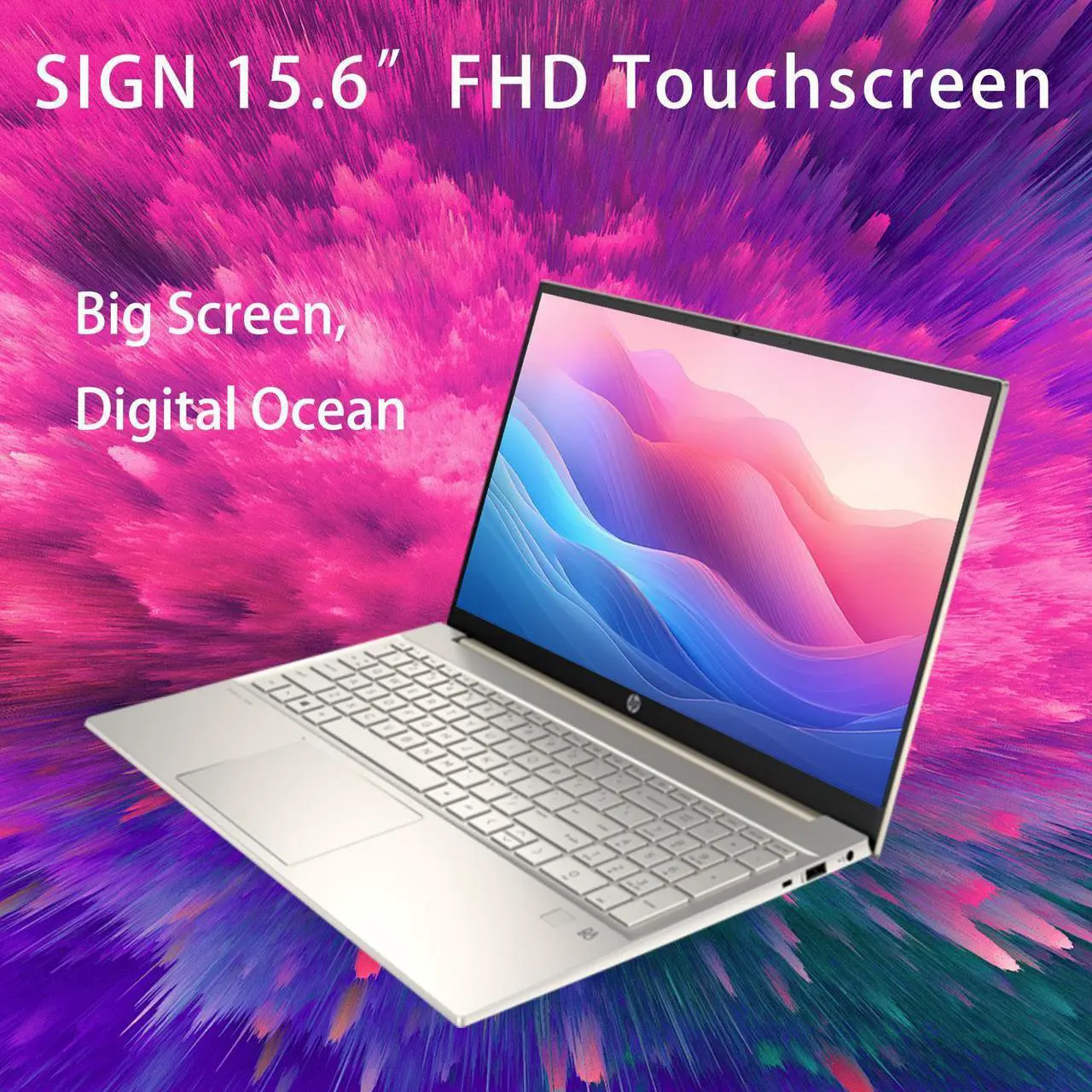 HP Pavilion 15t Laptop, 15.6" FHD Touchscreen, Intel Core i7-1355U ...