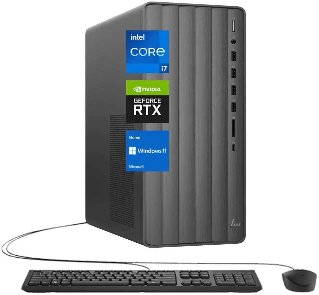 HP ENVY TE01 VR-Ready Tower Desktop, Intel i7-14700F, NVIDIA GeForce ...