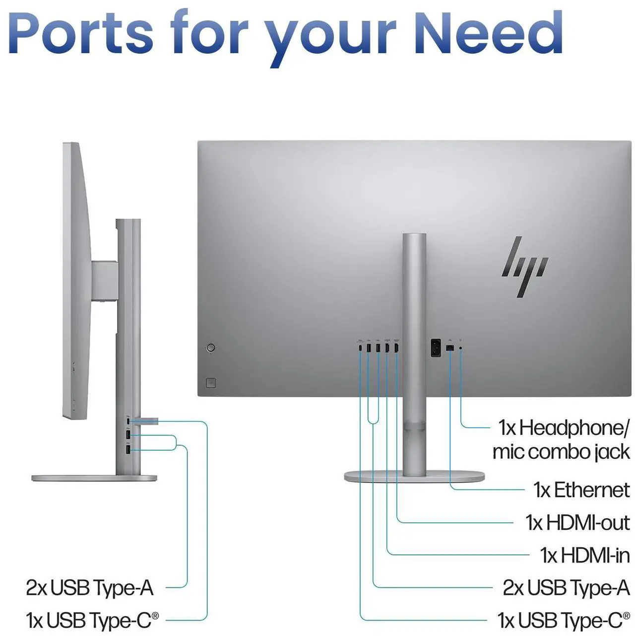 HP OmniStudio X 32 Pro AI-Power Copilot All-in-One Desktop: 31.5" 4K ...