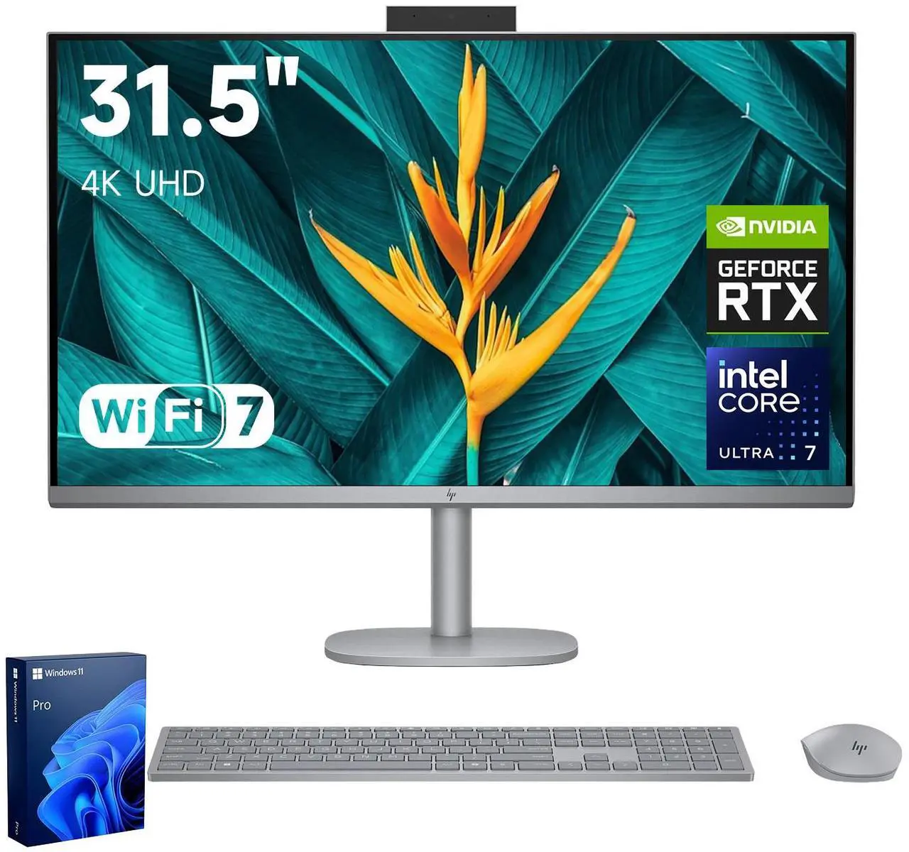 HP OmniStudio X 31.5" UHD RTX 3050 Business All-in-One Desktop, Intel ...