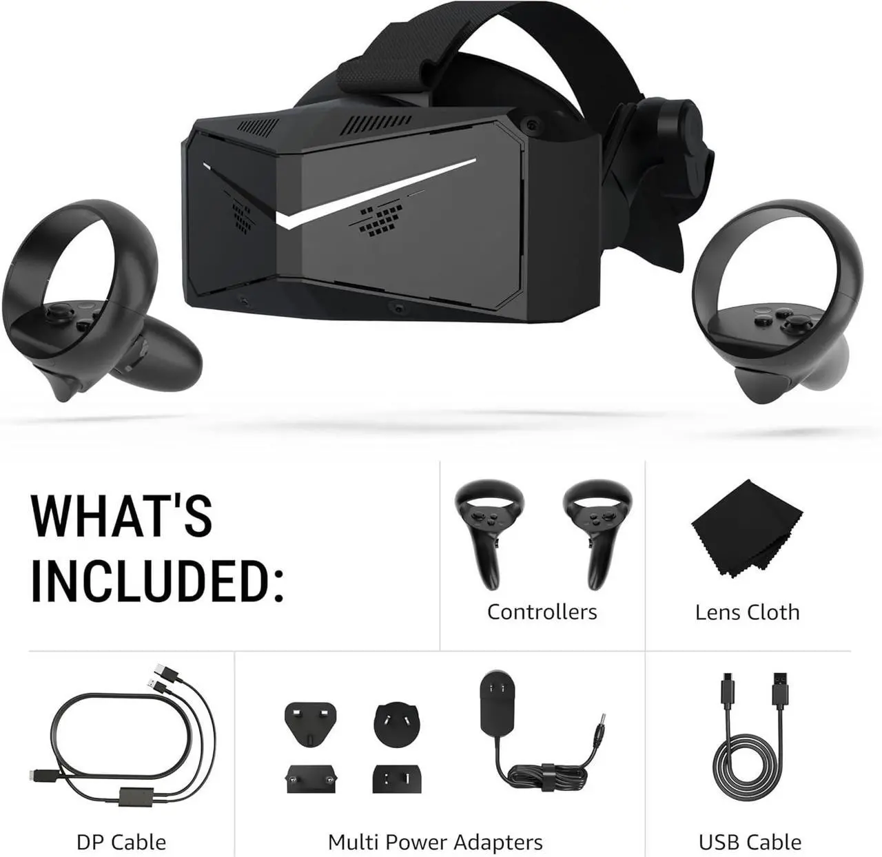 PIMAX Crystal Light Prime PC VR Headset with Controllers - 8K QLED with ...