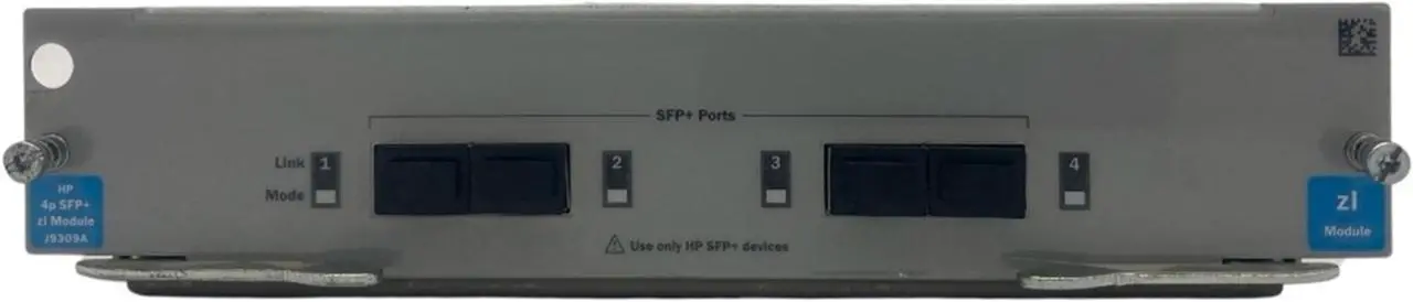 Refurbished: J9309A HP PROCURVE 4-PORT 10GBE SFP+ ZL MODULE - Newegg.com