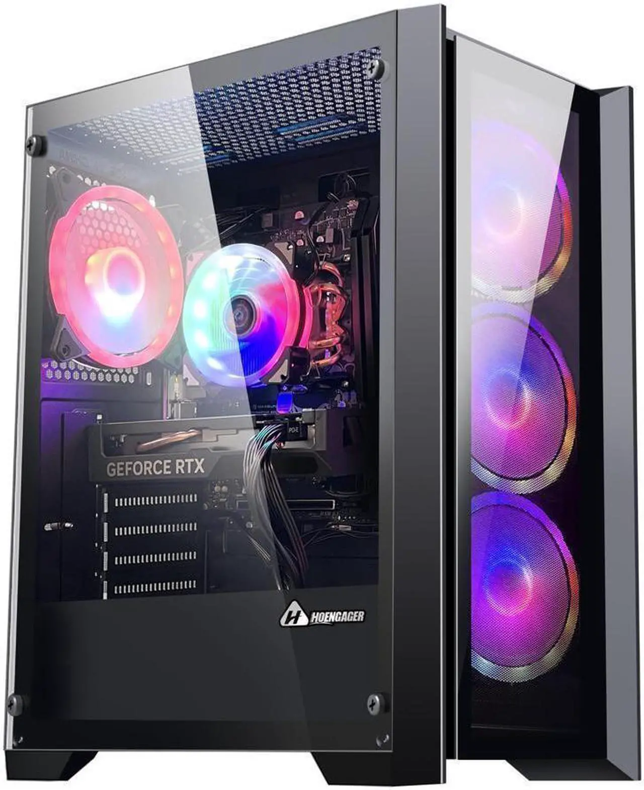 H.E. Apollo Gaming desktop -AMD Ryzen 5 5600G 6-core 3.9GHz -GeForce ...