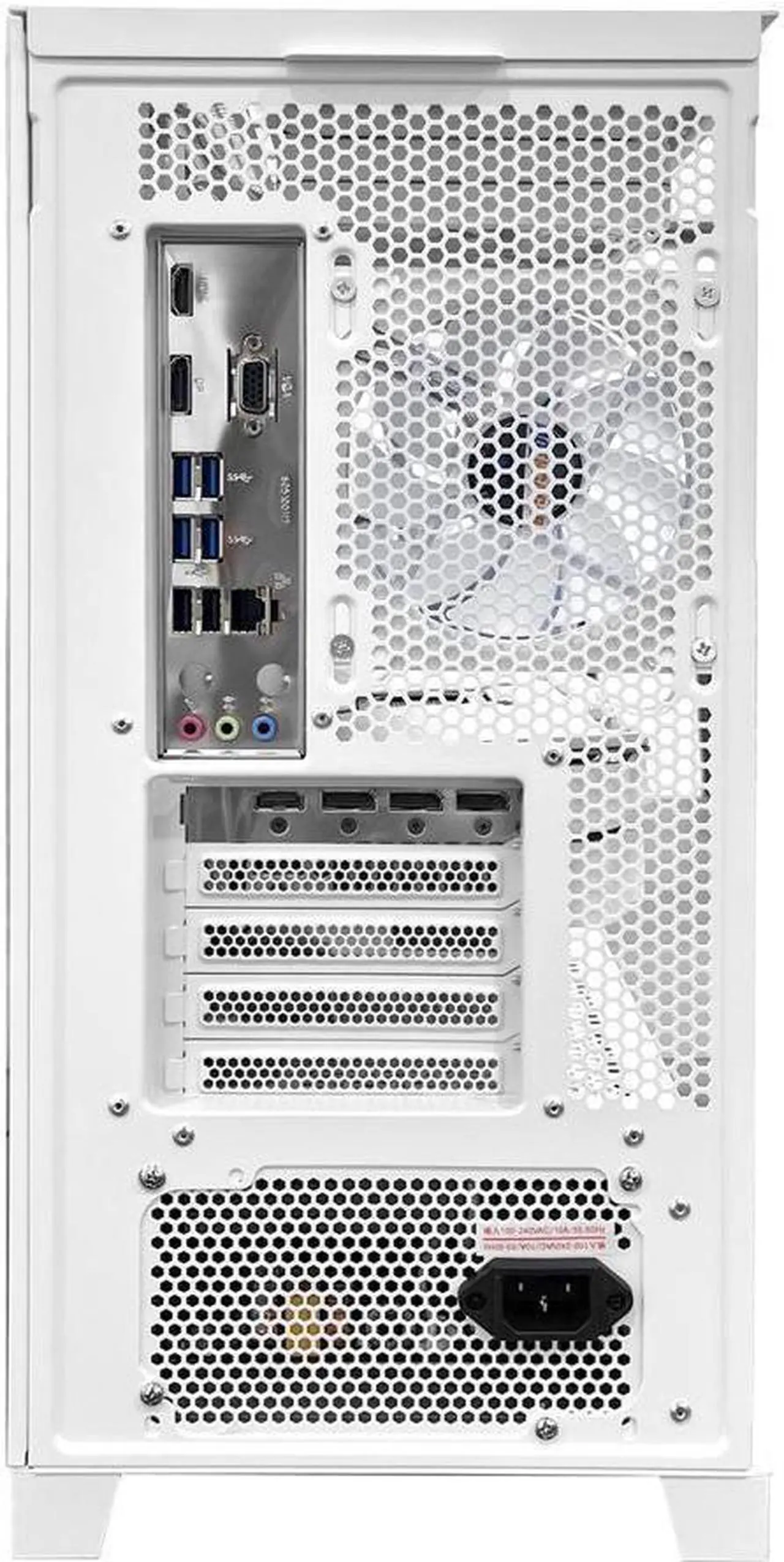 Hoengager Ocean Park Gaming PC Desktop-RTX 4070 12G,AMD Ryzen 7 5700X 3 ...