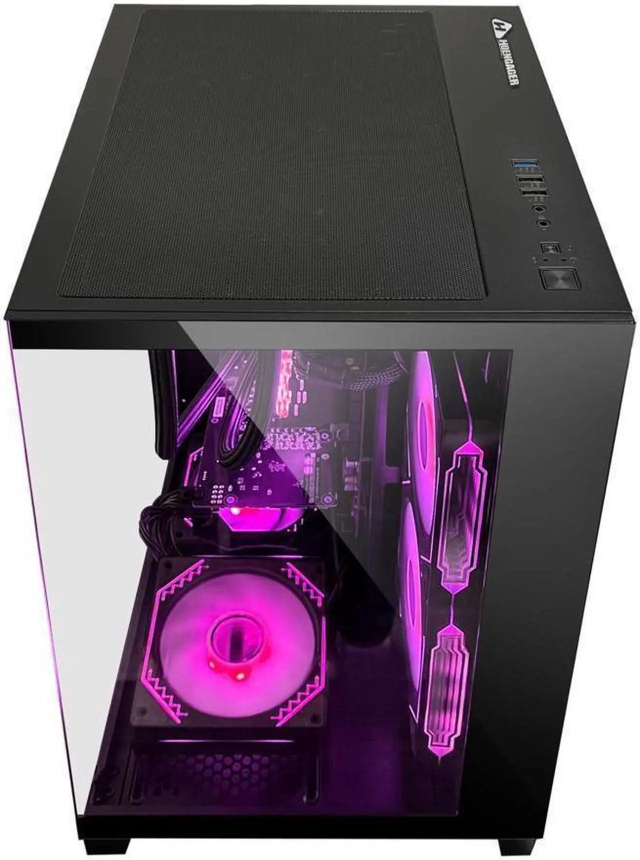 Hoengager Gaming PC- AMD Ryzen 7 5700G 3.8 GHz 8-Core- GeForce RTX 4070 ...