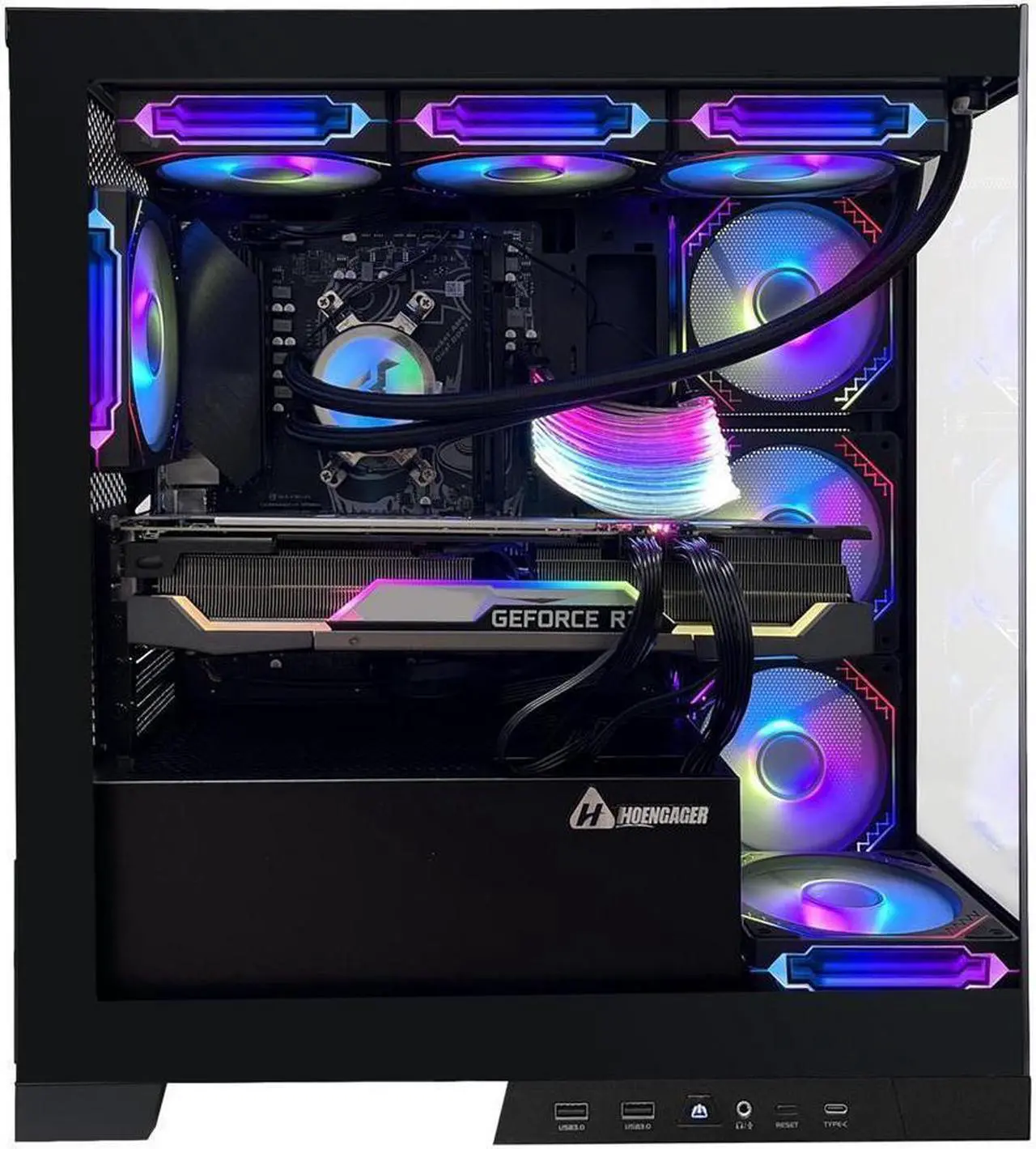 H.E. Ocean Park Desktop-RTX 4070 12G,AMD Ryzen 7 5700X 3.4 GHz 8-Core ...