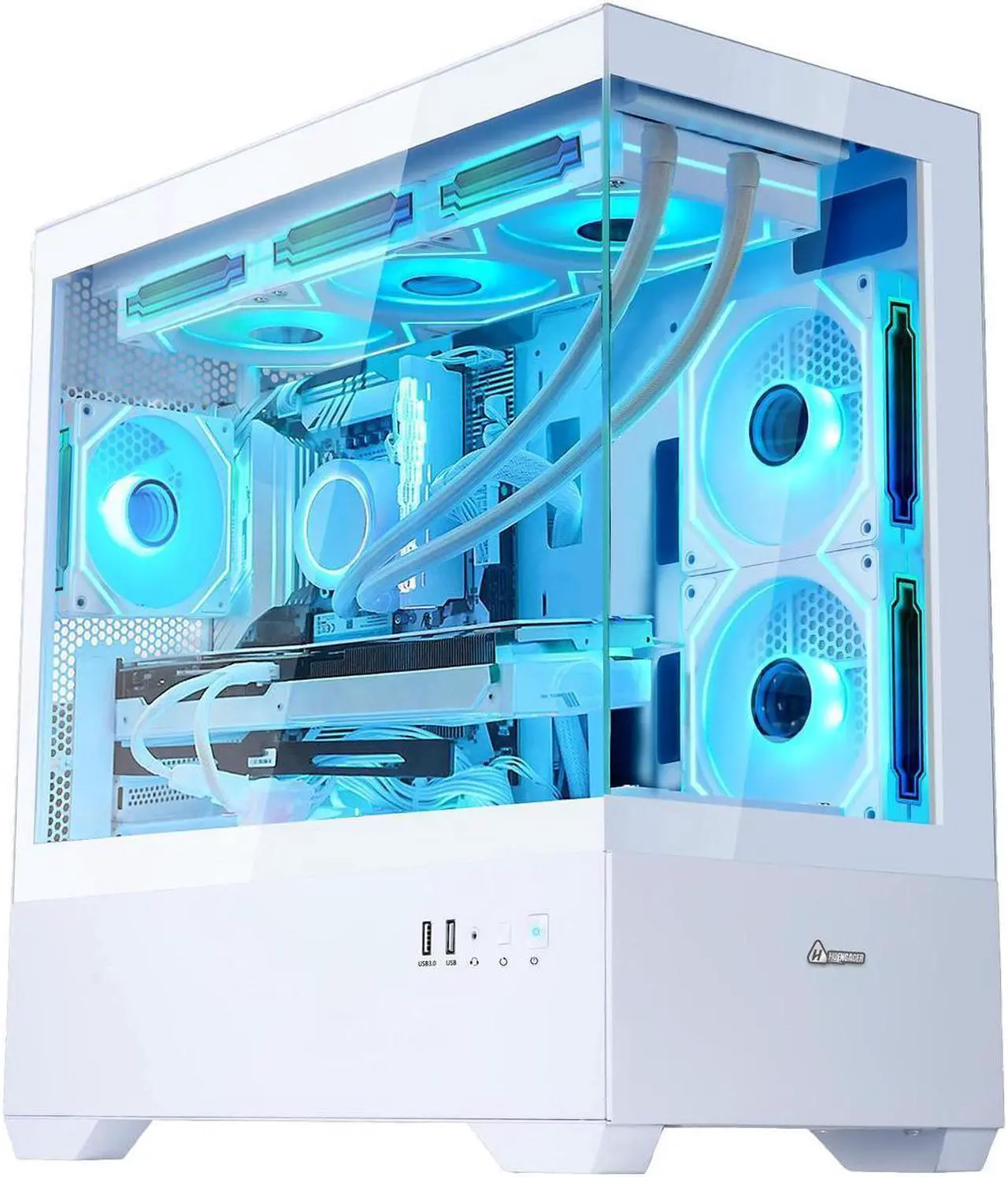Hoengager Sunshine Gaming PC Intel Core i7 13700F 2.10 GHz, NVIDIA RTX ...