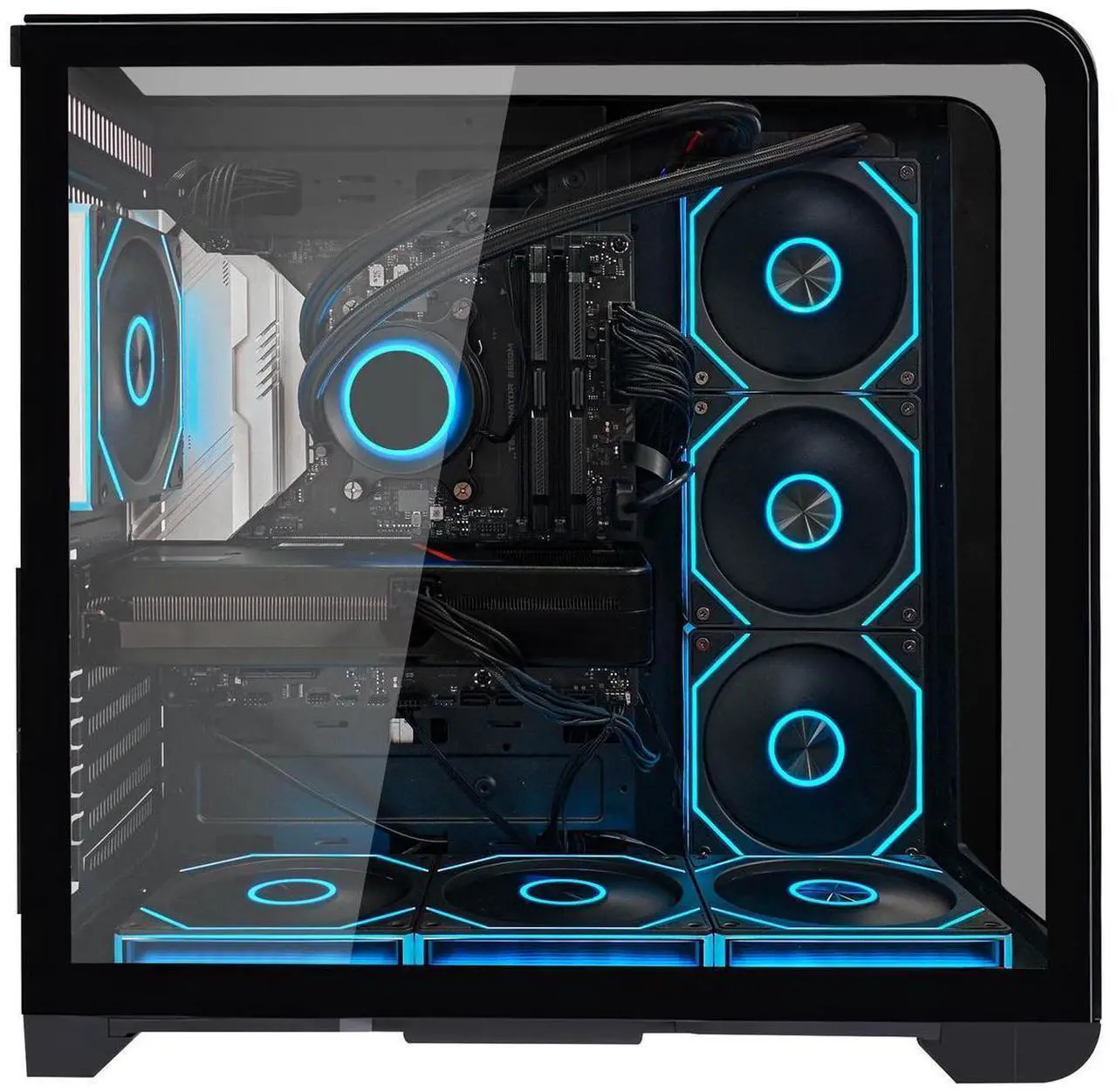 Hoengager Astral Plus Gaming PC -AMD Ryzen 5 9600X 6-Core 3.9 GHz -RX ...