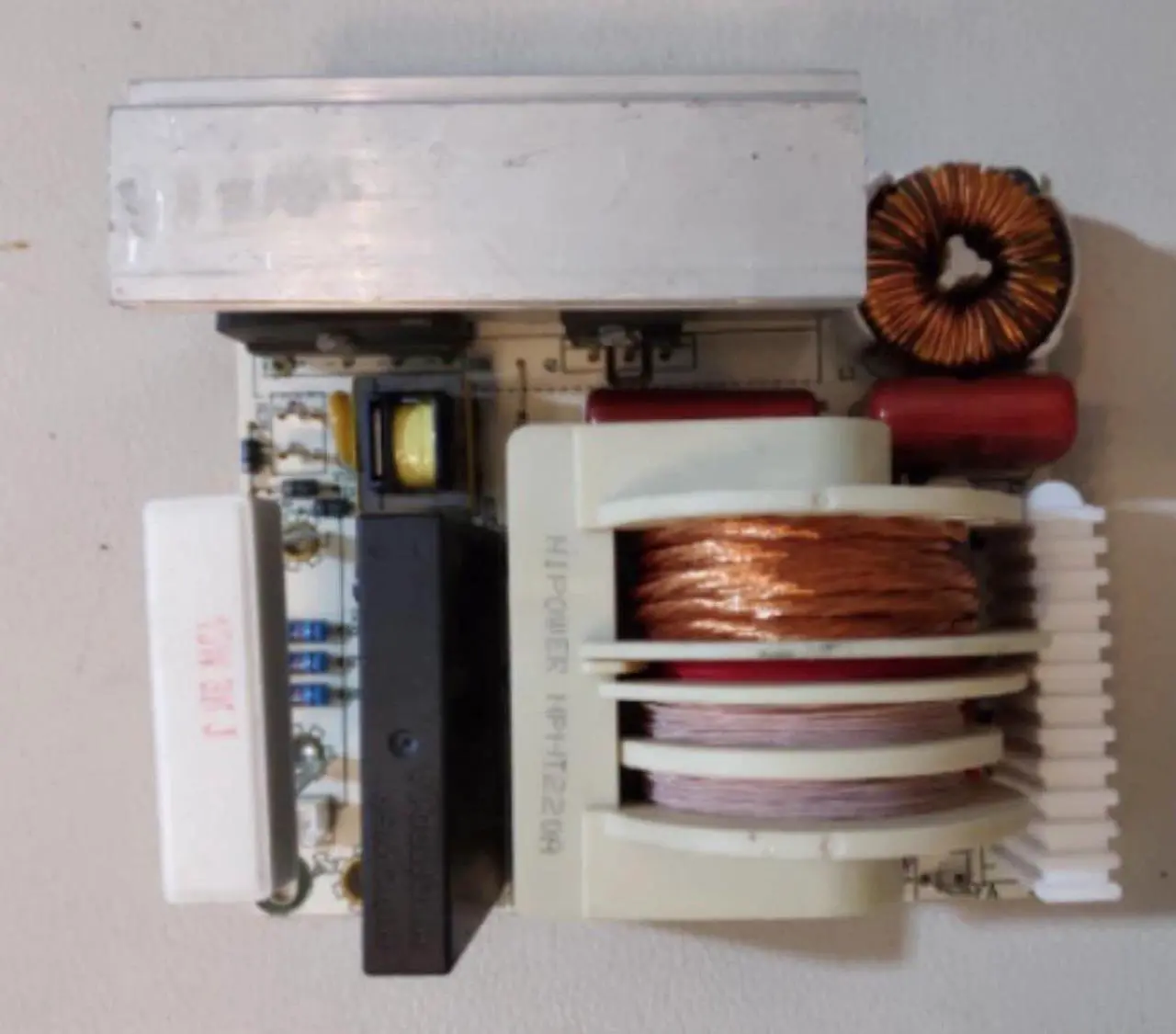 disassemble microwave oven EM-L320BH inverter transformer inverter EM ...
