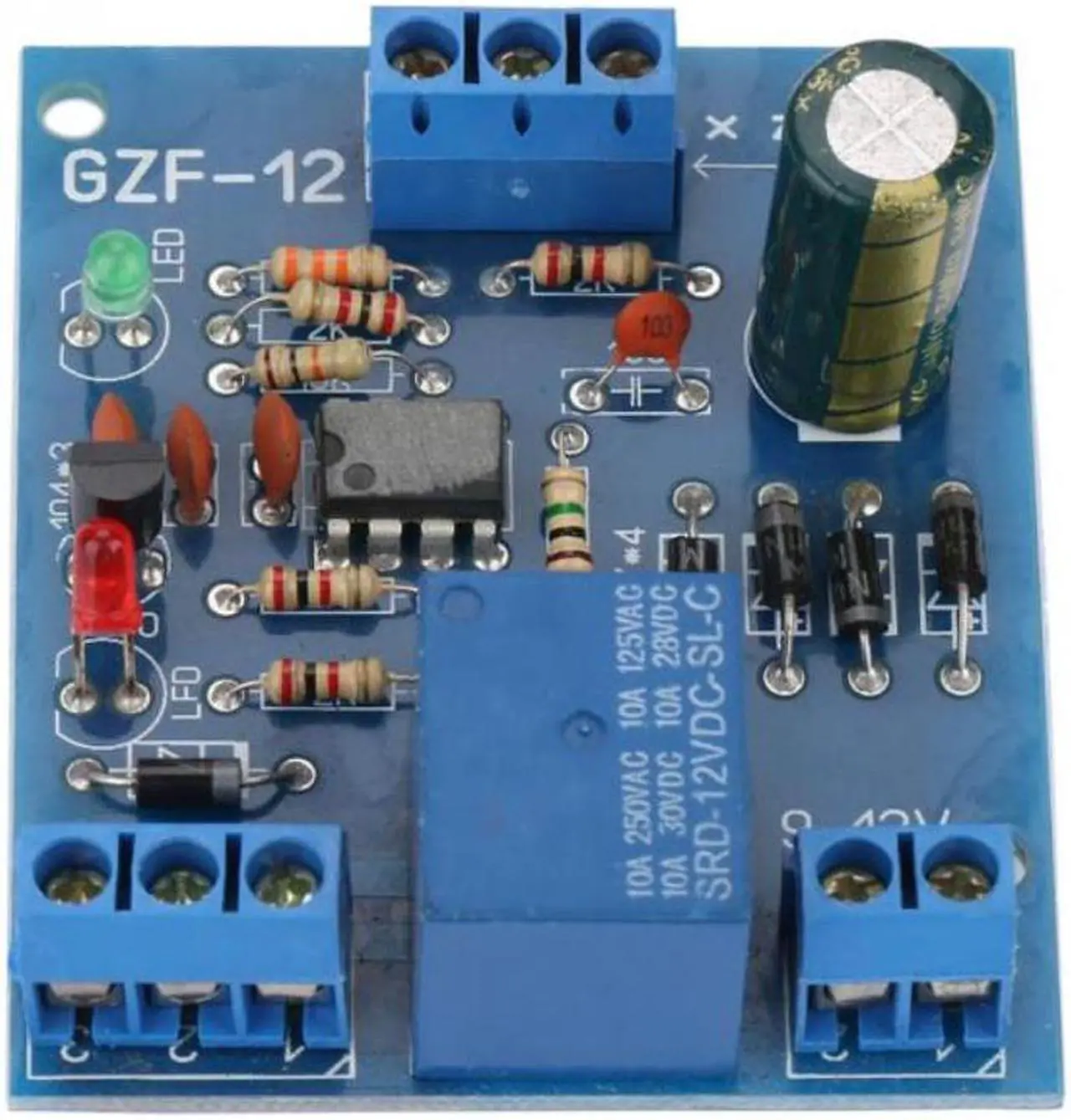 9-12VDC Level Controller Switch Module Automatic Pumping Drain ...