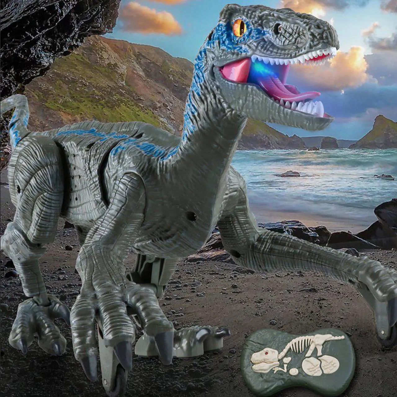 Remote Control Toy 2.4G Wireless Remote Control Mechanical Dinosaur ...