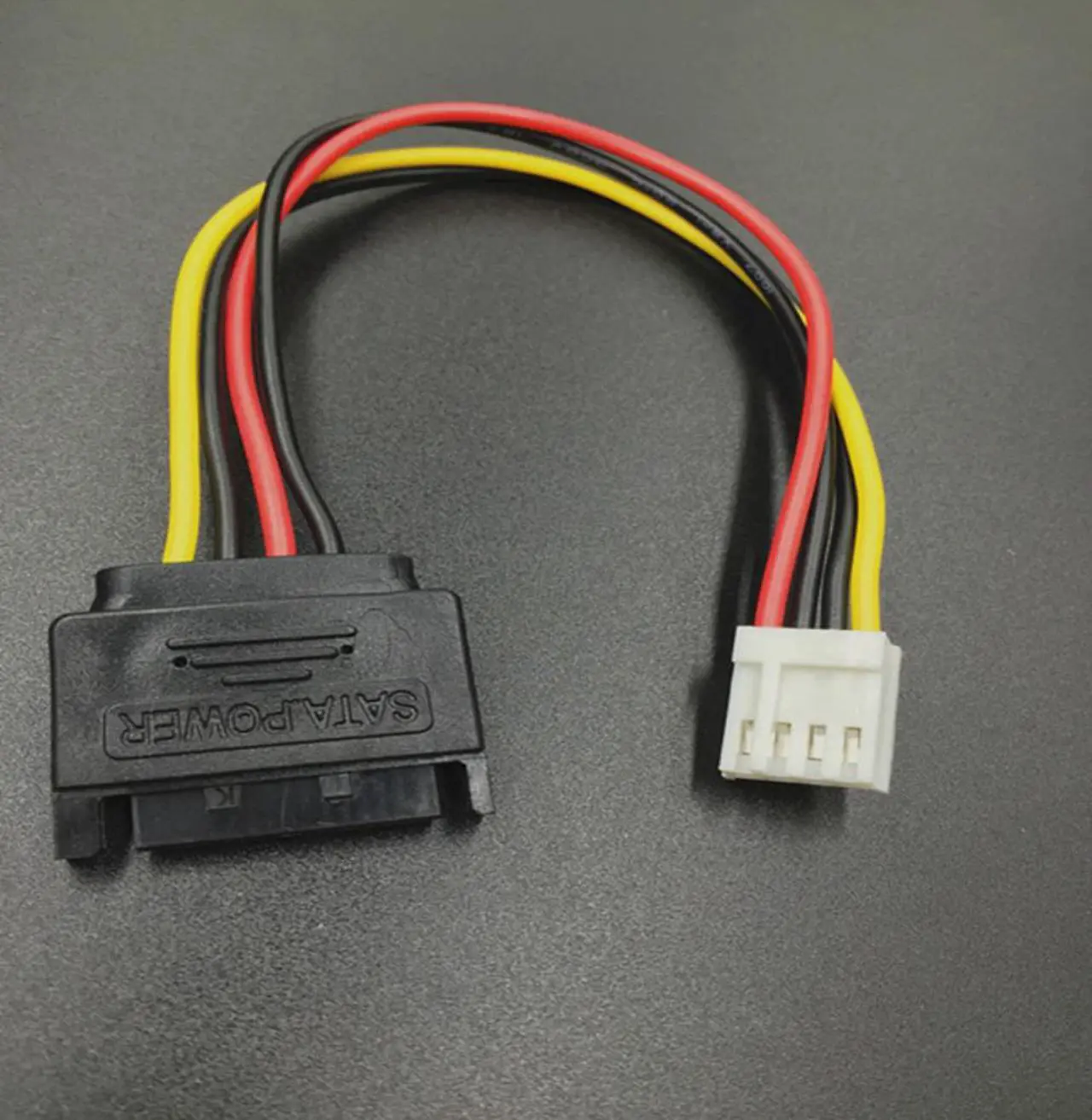 SATA 15Pin Male to 4Pin Female FDD Floppy Adapter Hard Drive Power ...