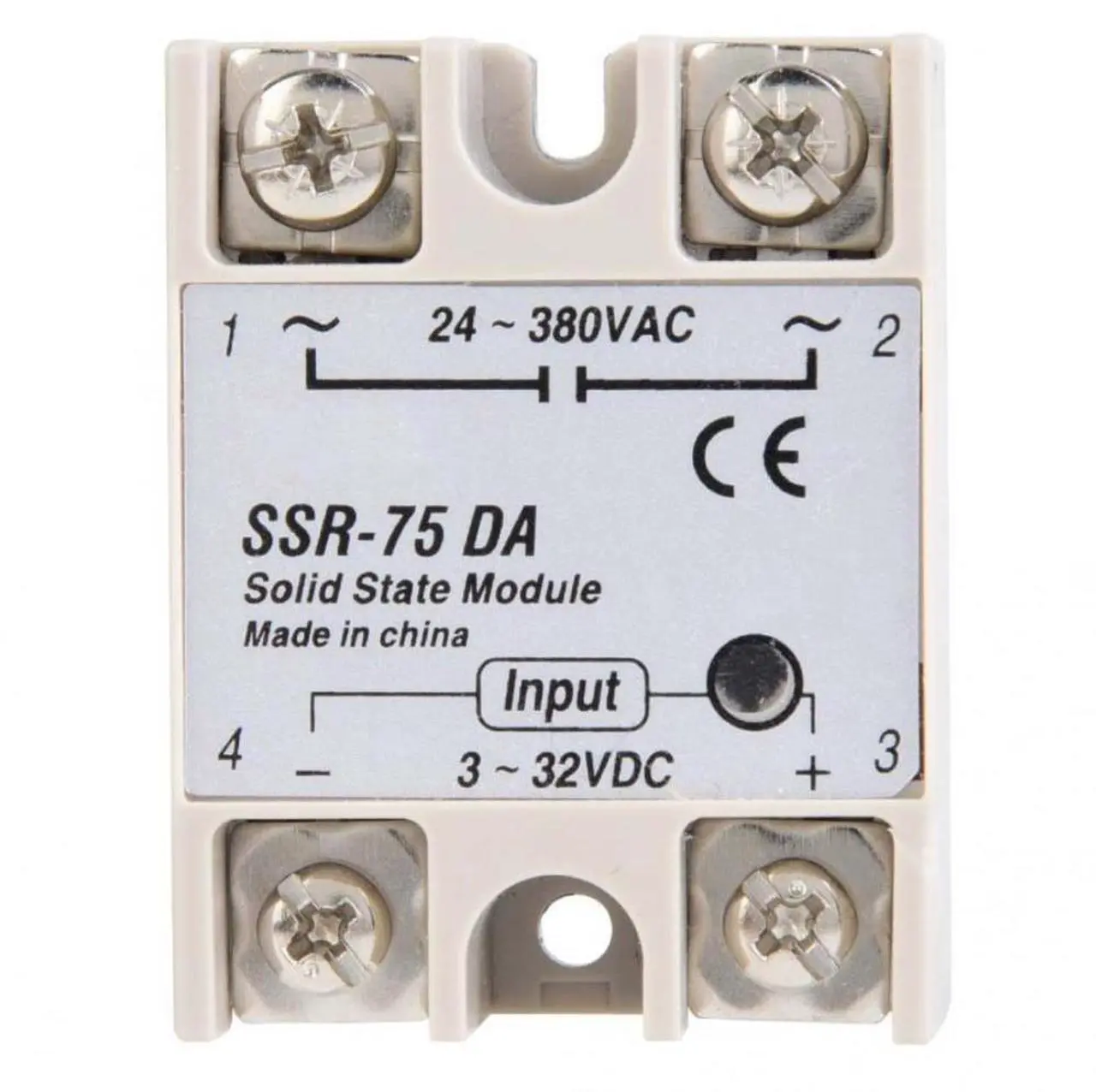DC-AC Solid State Relay SSR-75DA 75A 3-32VDC to 24-380VAC SSR voltage relay - Newegg.com