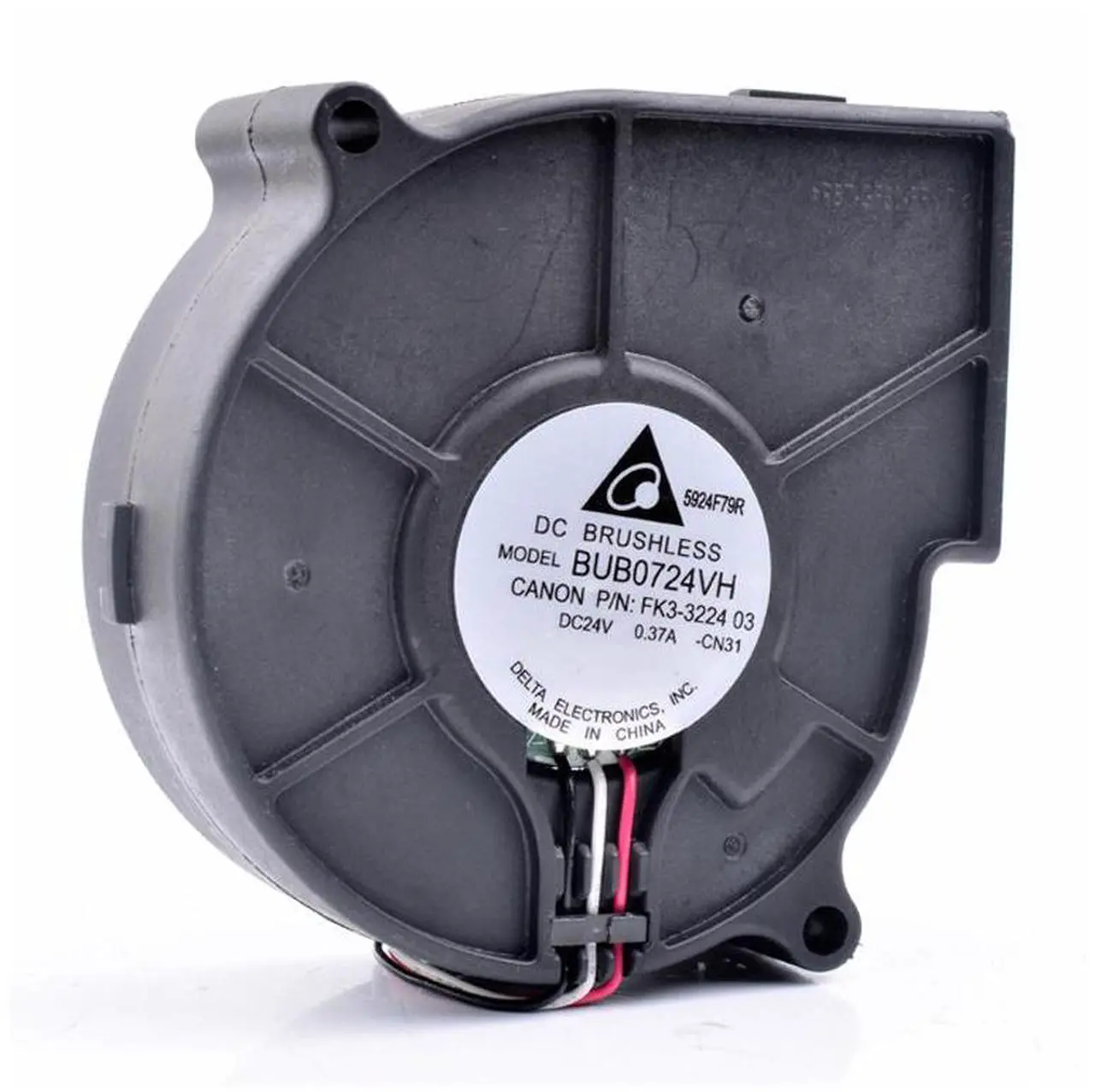 BUB0724VH Canon FK3-3224 7530 24V 0.37A centrifugal turbine blower ...
