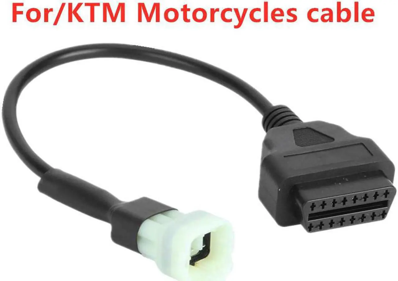 Car connector 6Pin to OBD 16Pin Adapter 6 Pin To OBD2 Cable for KTM ...