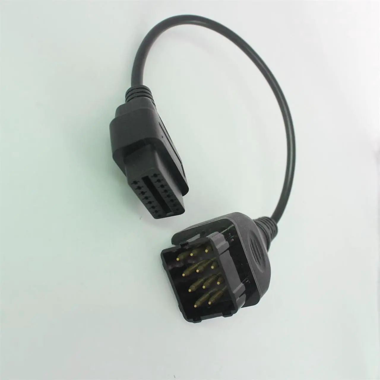 Car OBD2 Connector cable 12Pin to 16Pin can clip Adapter obd 2 OBDII ...