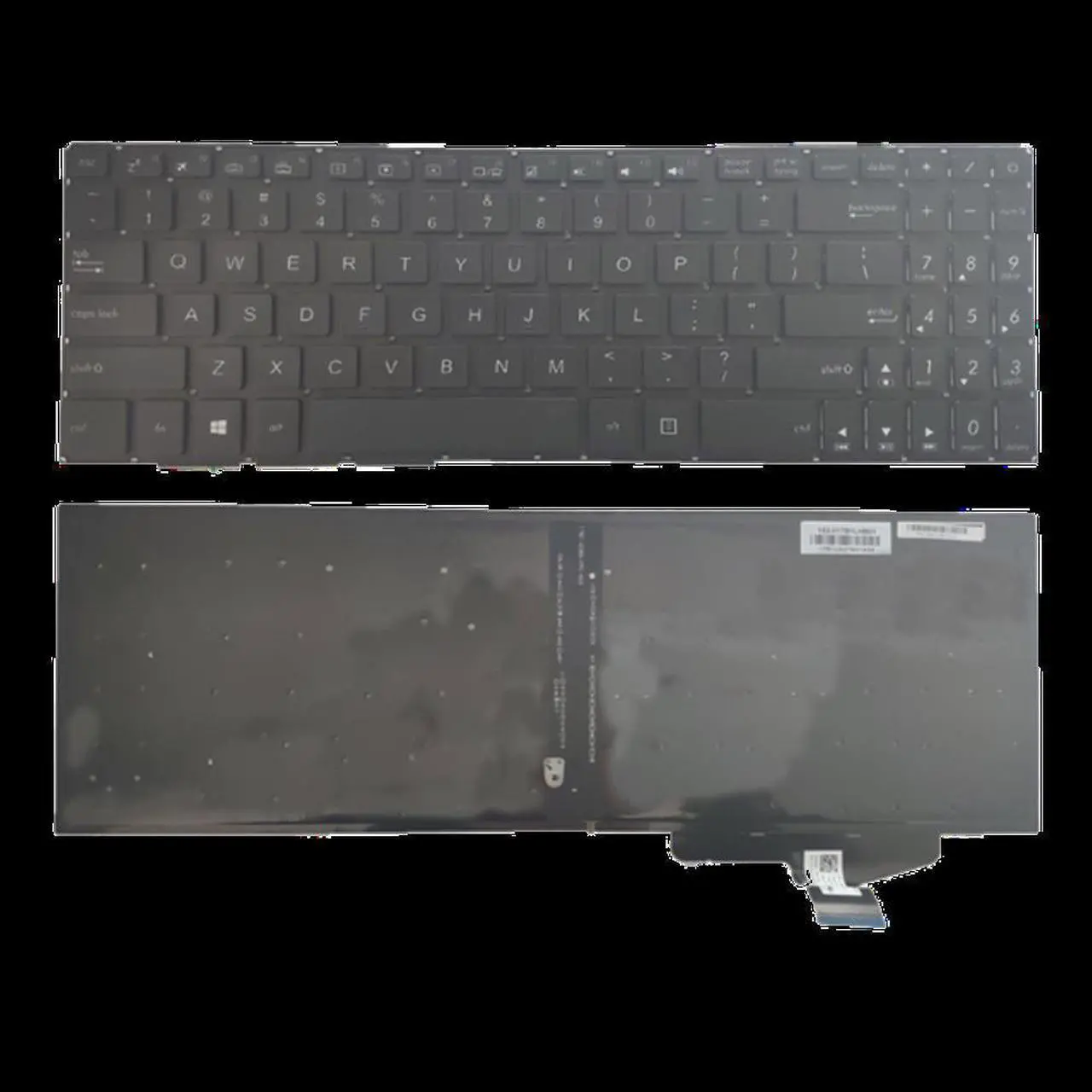 US for Asus Laptop Keyboard X580 N580 N580V VivoBook Pro 15 X580VD ...