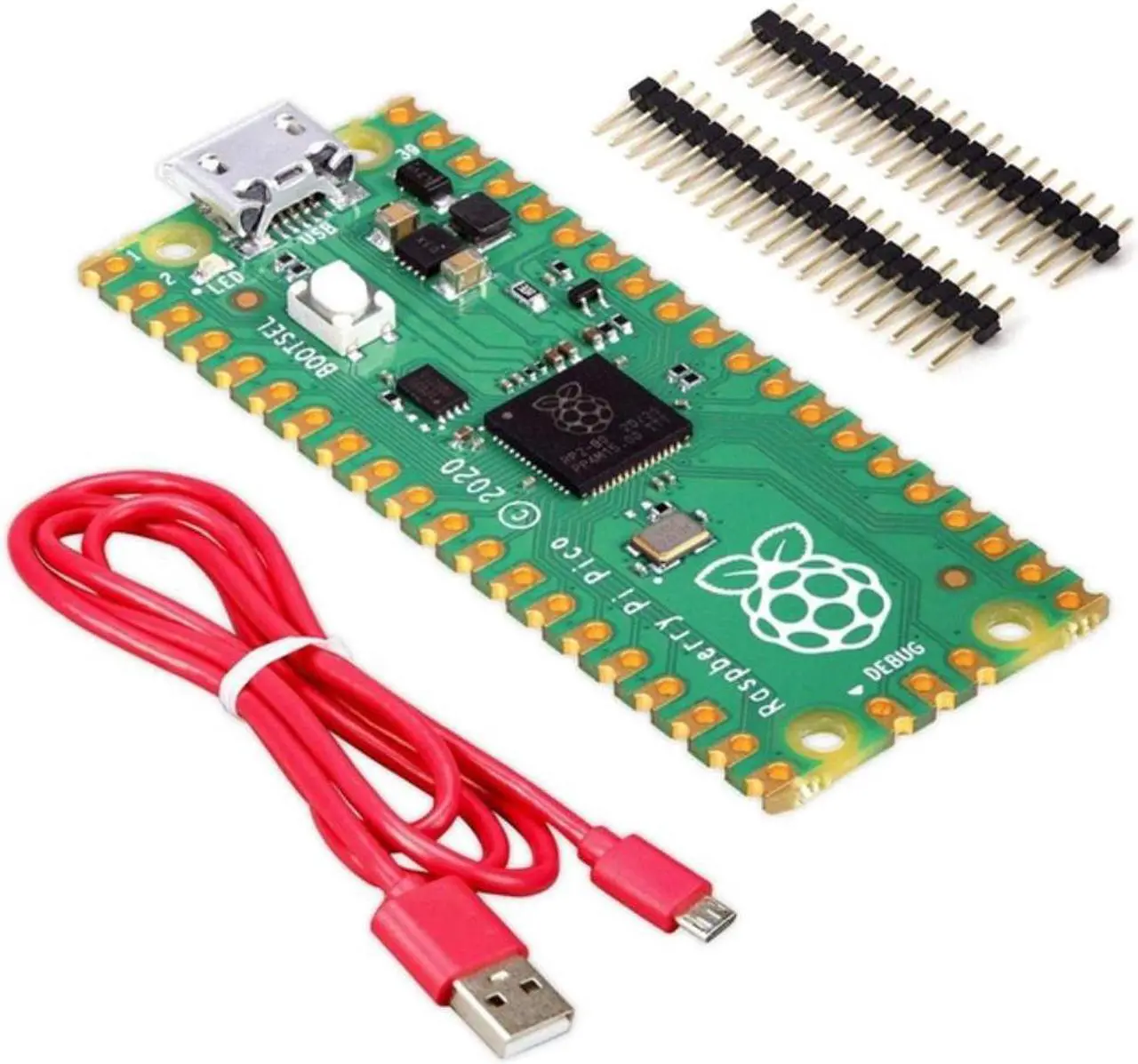 For Raspberry Pi Pico - Light Starter Kit, Consisting of Raspberry Pi ...
