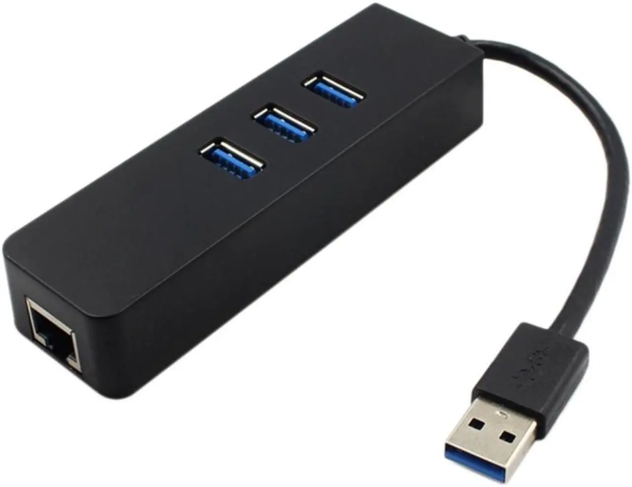 USB 3.0 Hub 3-Port Gigabit Ethernet Port for Laptops USB Flash Drives ...