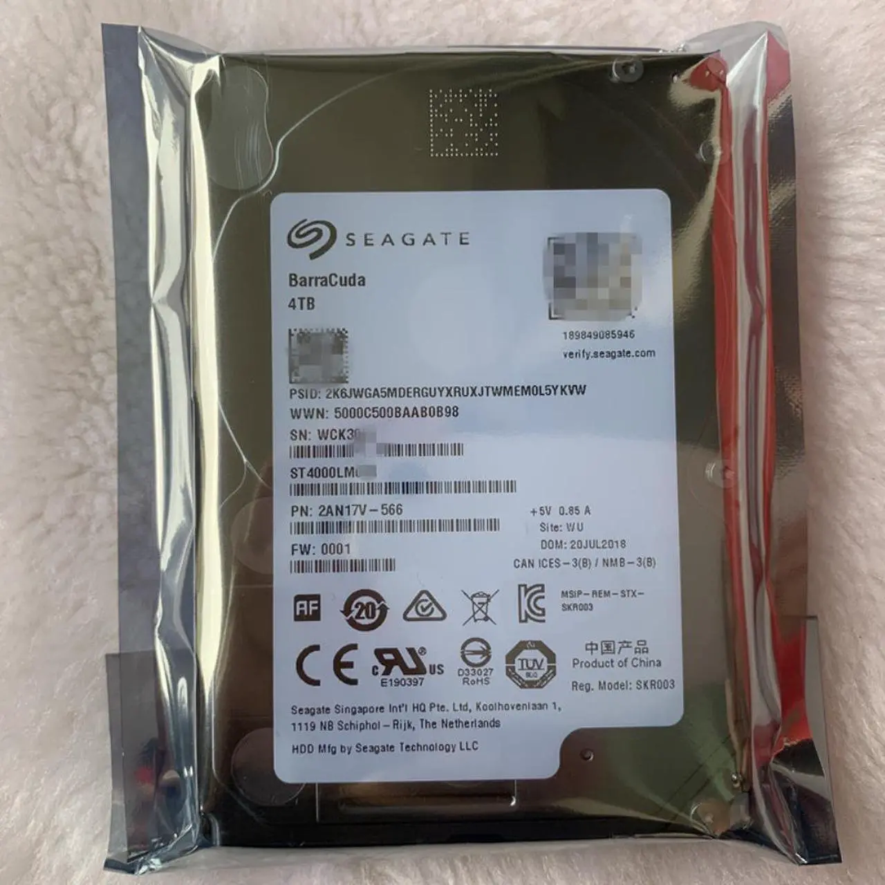 15MM thick disk Seagate 2.5 inch 4TB notebook hard disk ST4000LM024 ...