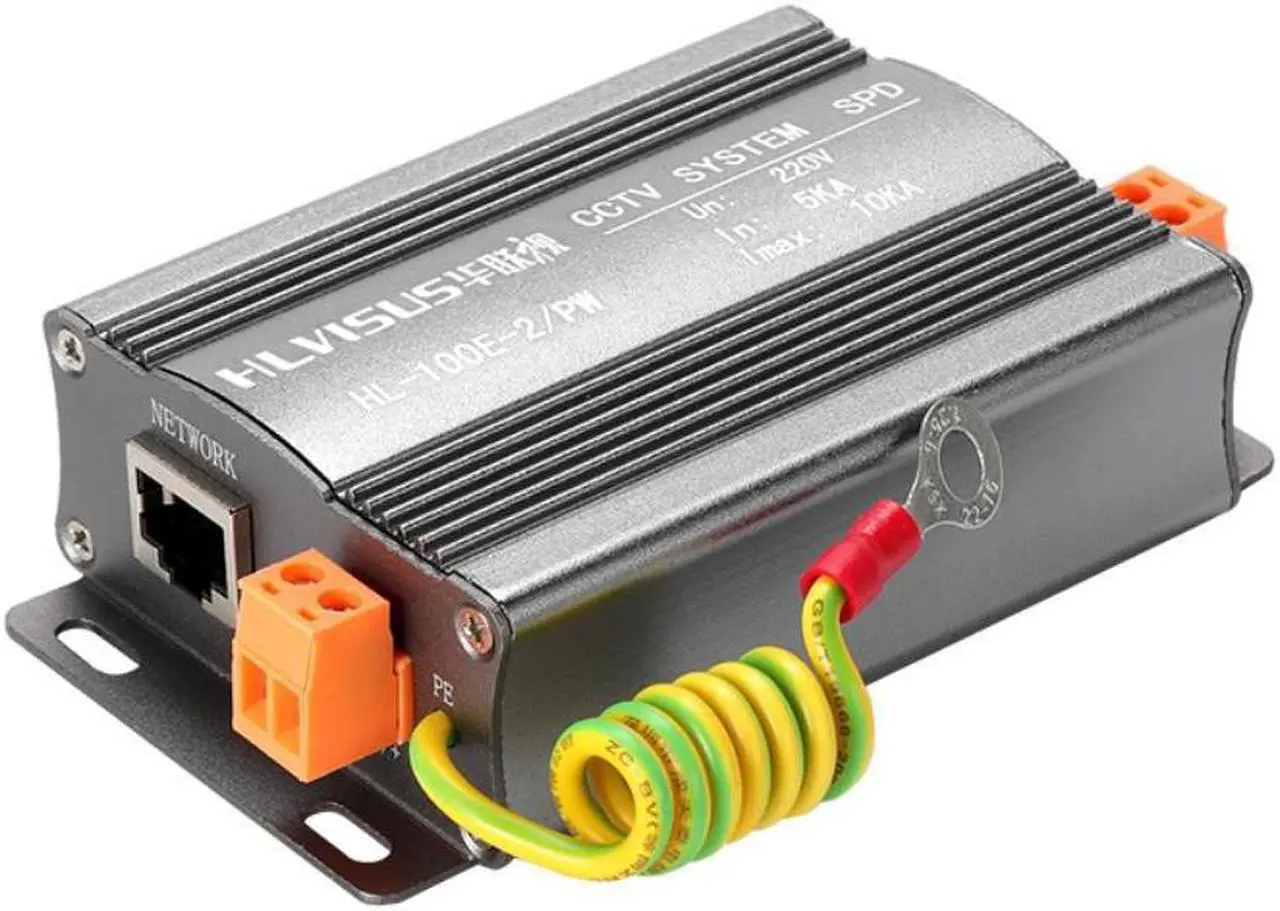 Network Surveillance Camera Signal and Power Two-in-one Surge ...