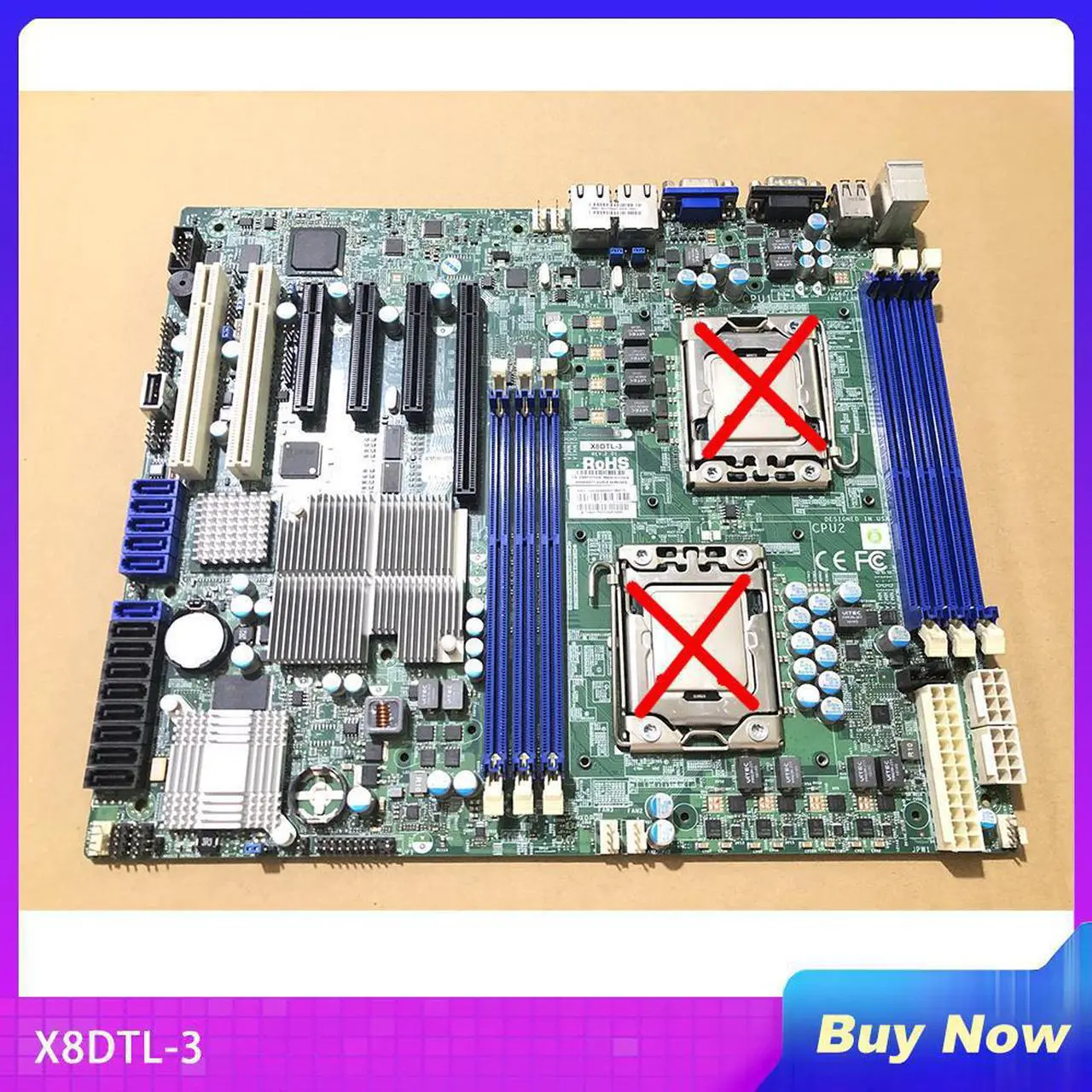 X8DTL-3 For Supermicro Server Motherboard Xeon processor 5600/5500 ...