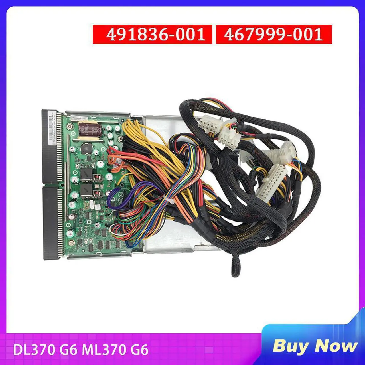 For HP ProLiant DL370 G6 ML370 G6 Backplane 491836-001 467999-001 Power ...