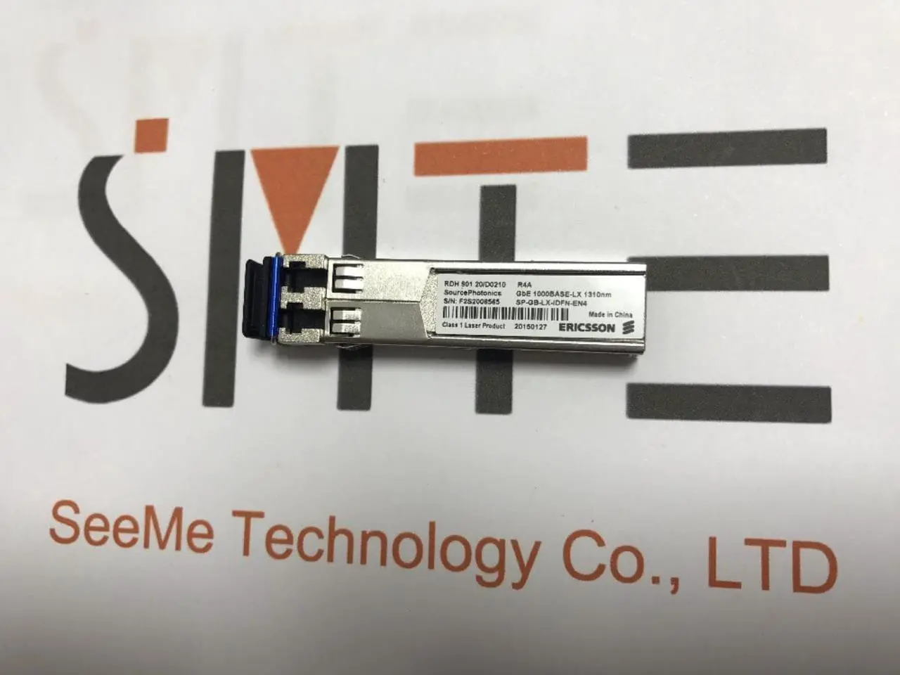 RDH 901 20/D0210 ERICSSON SP-GB-LX-IDFN-EN4 and SourcePhotonics R4A GbE 1000BASE-LX 1310nm Class ...