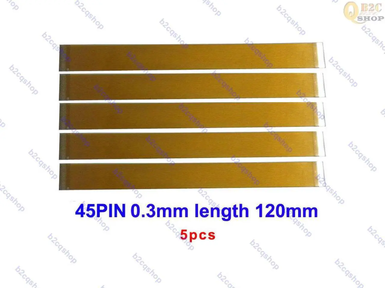 5pcs 45PIN 45P 120mm 0.3mm pitch FFC FPC cable ribbon LVDS Flexible Flat cable LCD MIPI wire ...
