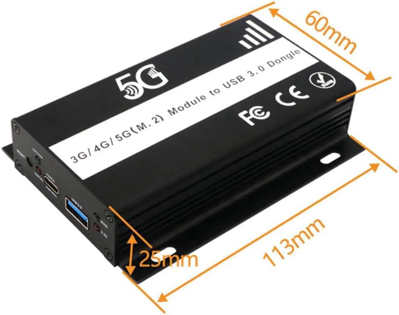 4G 5G modem M.2 to USB3.0 adapter board case with Quectel EM160R-GL LTE ...