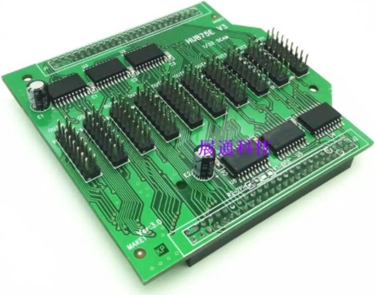 HUB75E HUIDU HUB75E-10 10 groups HUB75 interface ports LED controller ...