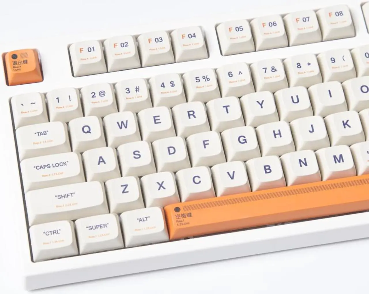 Retro XDA Key Cap 134 Keys PBT Dye sublimation Keycaps For MX Switch ...