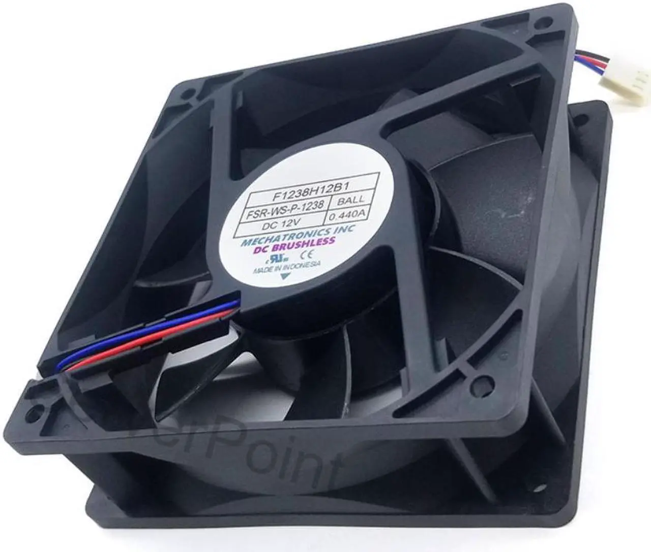 for MECHATRONICS F1238H12B1 DC 12V 0.440A 3-wire 120x120x38mm Server ...