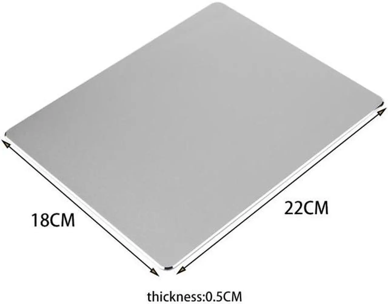 Metal Aluminum Mouse Pad Mat Smooth Magic Ultra Thin Mouse Mat Gaming ...