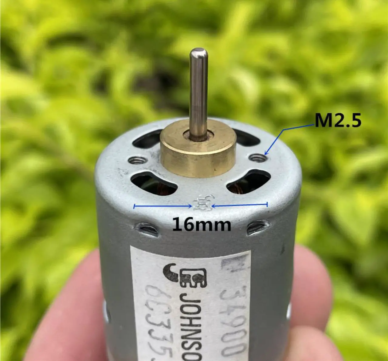34900 JOHNSON 365 DC motor high speed 12V 12800rpm 27*32mm carbon brush ...