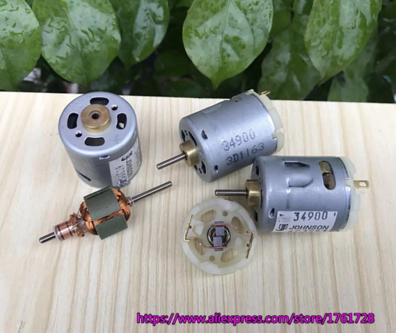 34900 JOHNSON 365 DC motor high speed 12V 12800rpm 27*32mm carbon brush ...