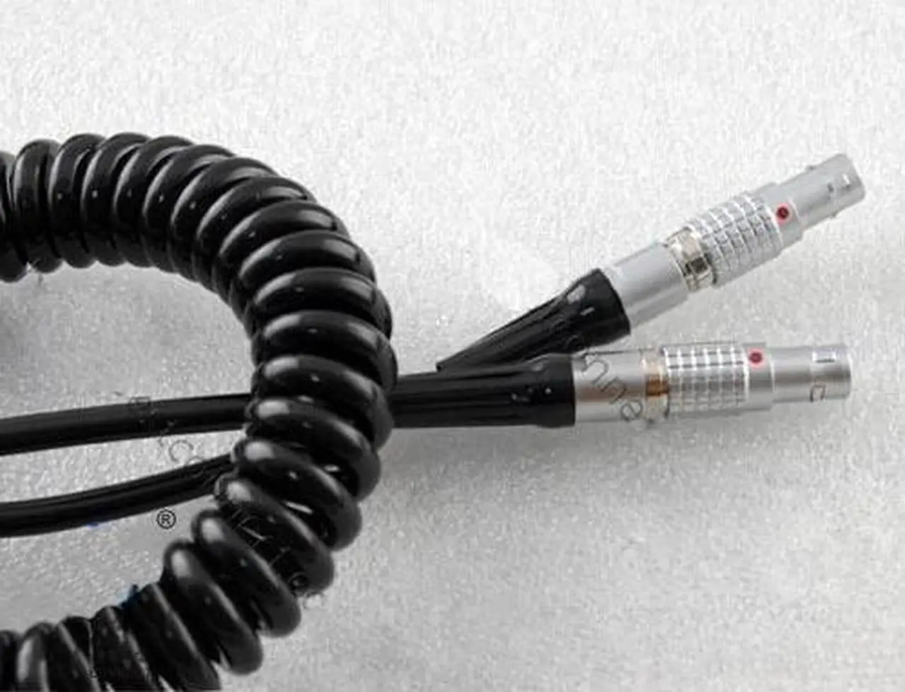 5 pin male 0B Coiled TIMECODE Cable for Sound Devices ZAXCOM DENECKE XL ...