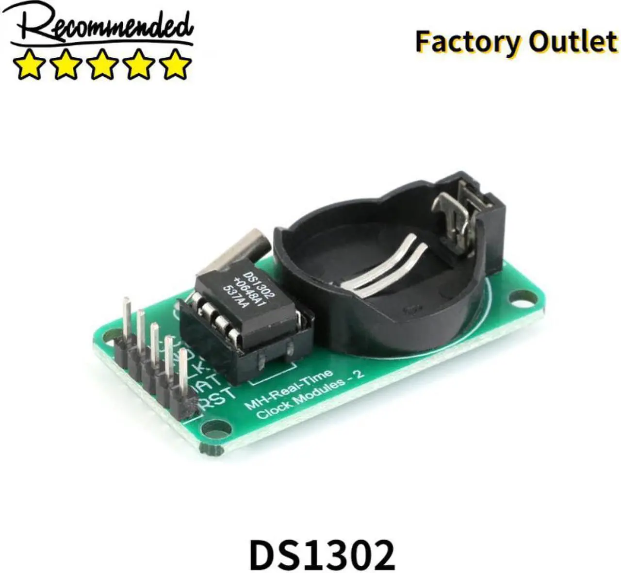 5pcs DS1302 Timekeeping Real Time Clock Module RTC DIY Kit Electronic ...
