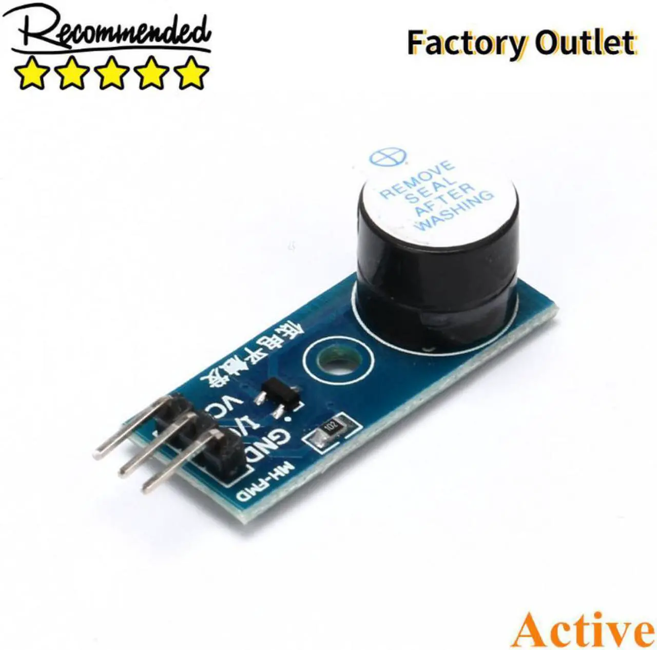 5 pcs Active Buzzer Module 3.3V-5V with not Dupont Cable - Newegg.com