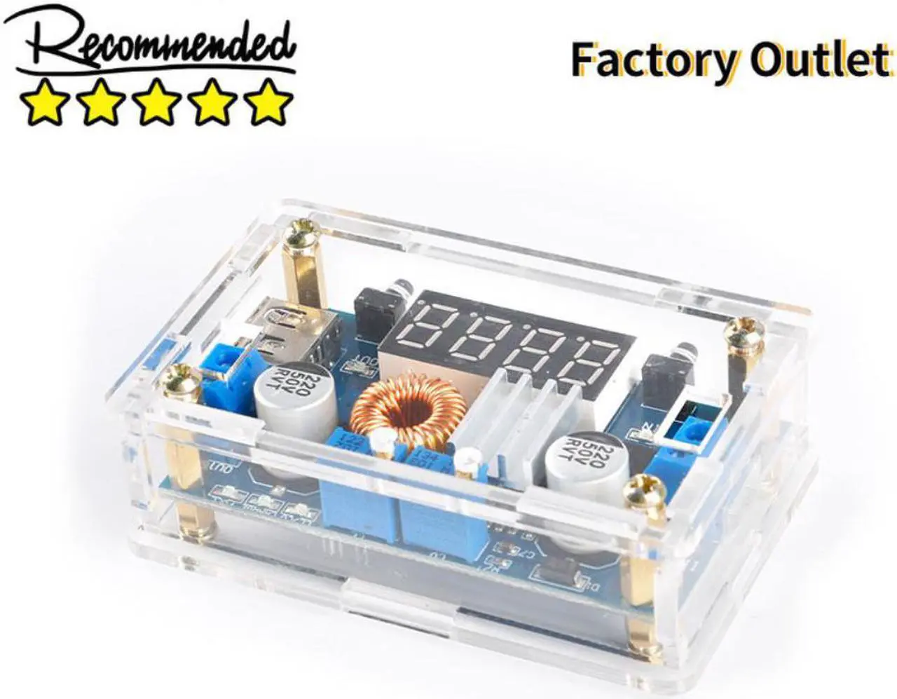 XY-HXC DC DC 5A Step Down Buck Power Module CC CV Power Display LED ...