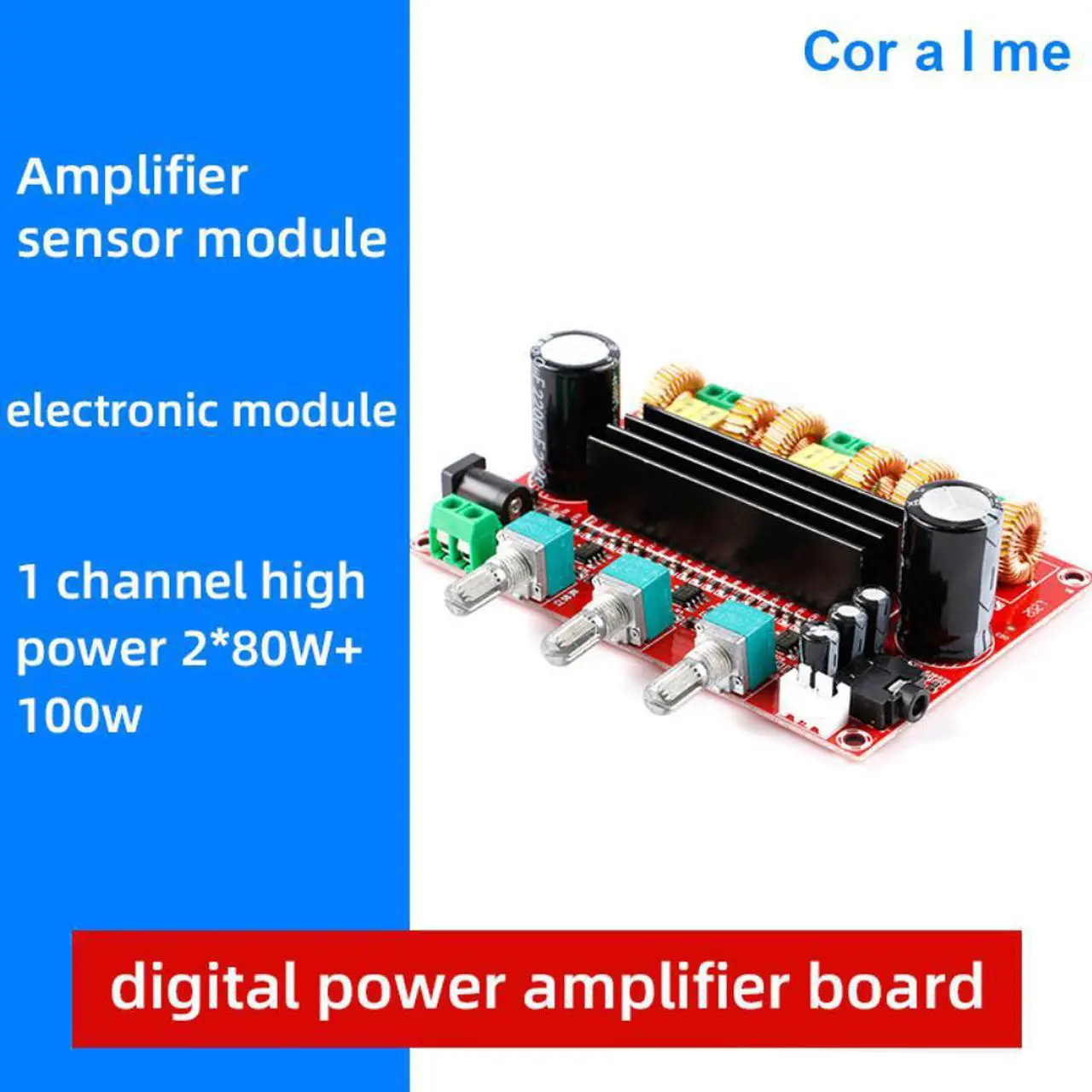 TPA3116D2 Power Amplifier Board Module 2.1 Channel Digital Audio 2*80W ...