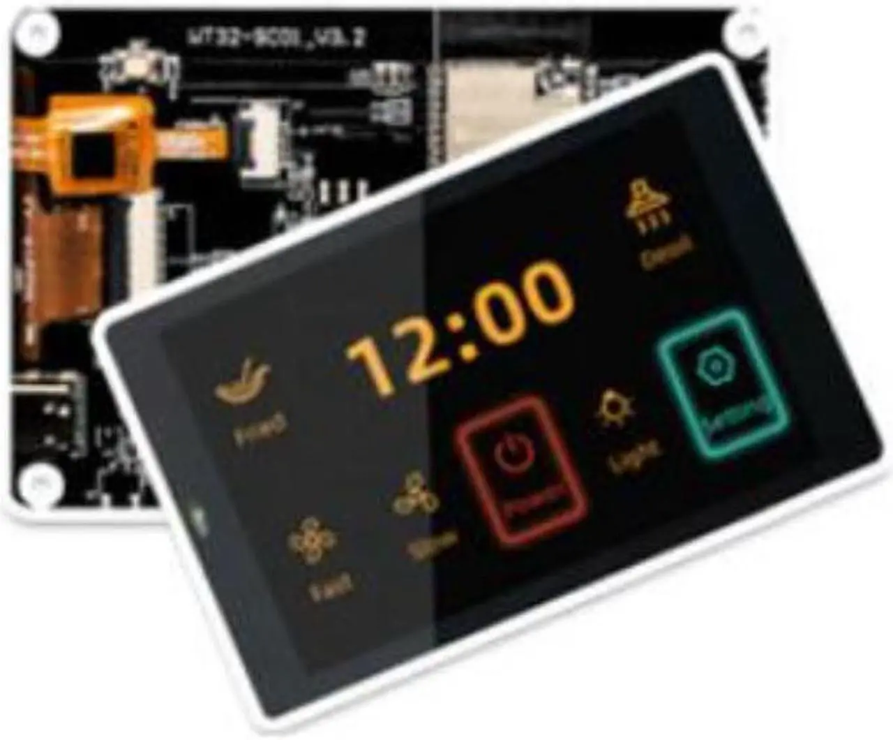 ESP32 Development Board - WT32-SC01 With 3.5In 320X480 Capacitive Multi-Touch LCD Screen Built ...