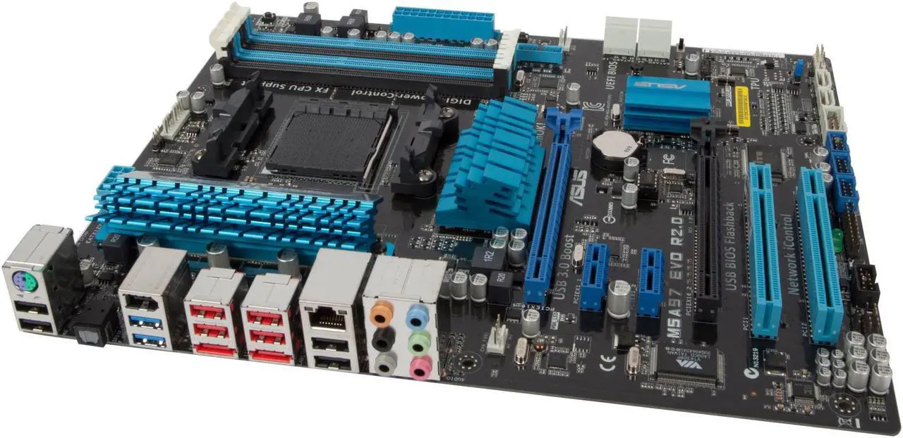 Socket AM3+ Motherboard Asus M5A97 R2.0 DDR3 32GB PCI-E 2.0 AMD 970 ...