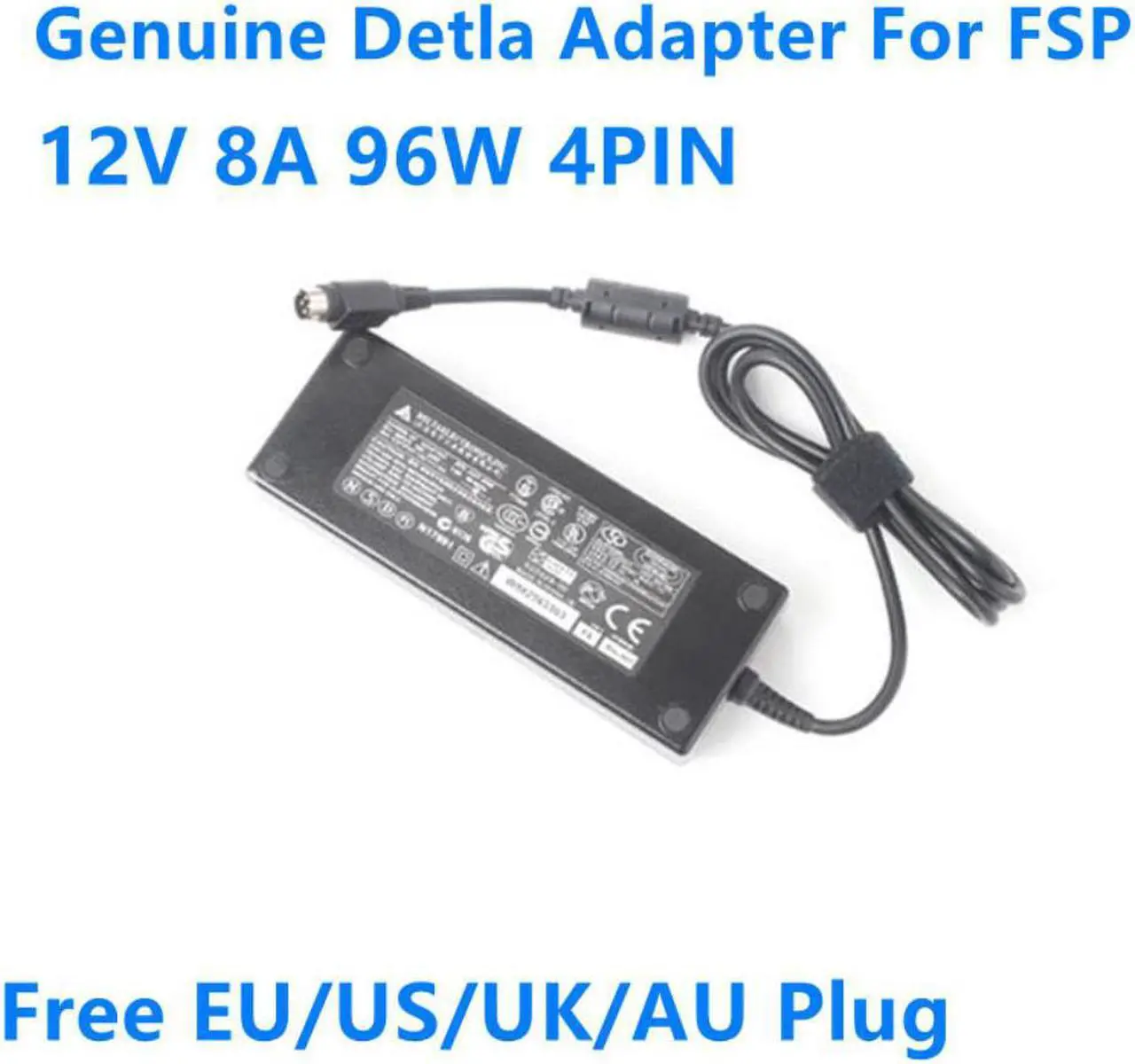 Detla ADP-96W DPS-90FB A 12V 8A 7.5A 96W 4PIN AC Power Adapter For QNAP ...