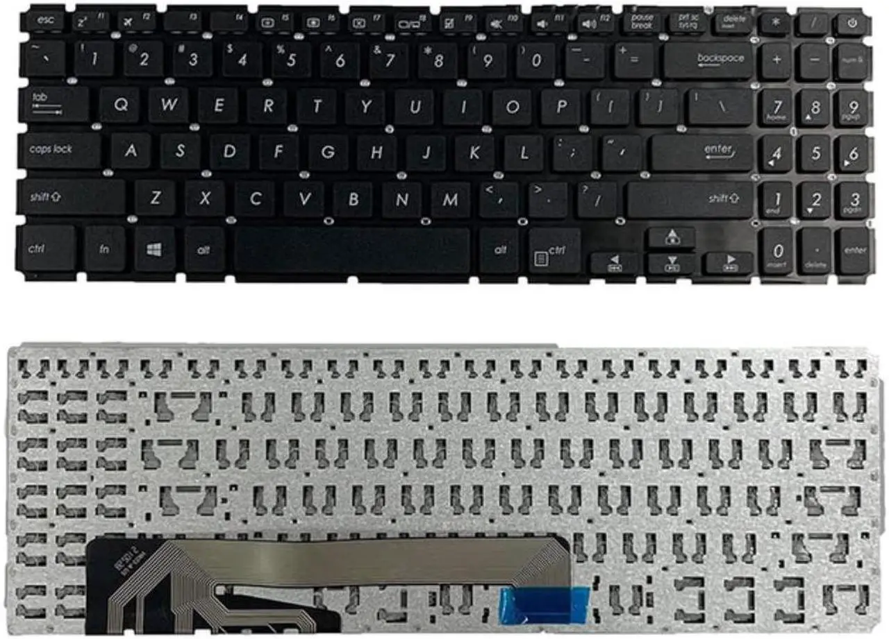 Laptop Replacement US Layout Keyboard for ASUS X560 X560U X560UD NX560U ...