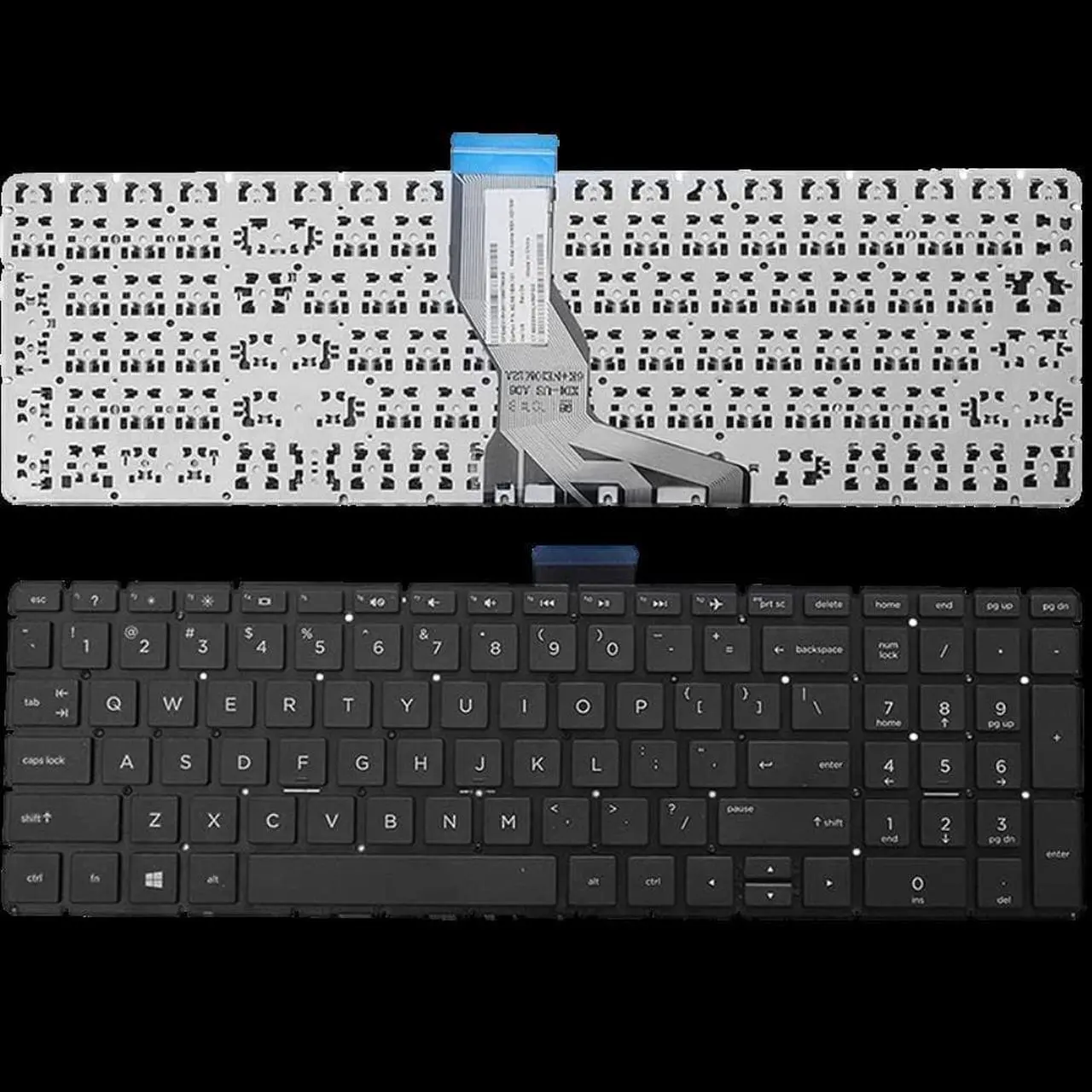 US Notebook Keyboards Dns Intelbras for HP Pavilion X360 15 BS 15-BP 17 ...