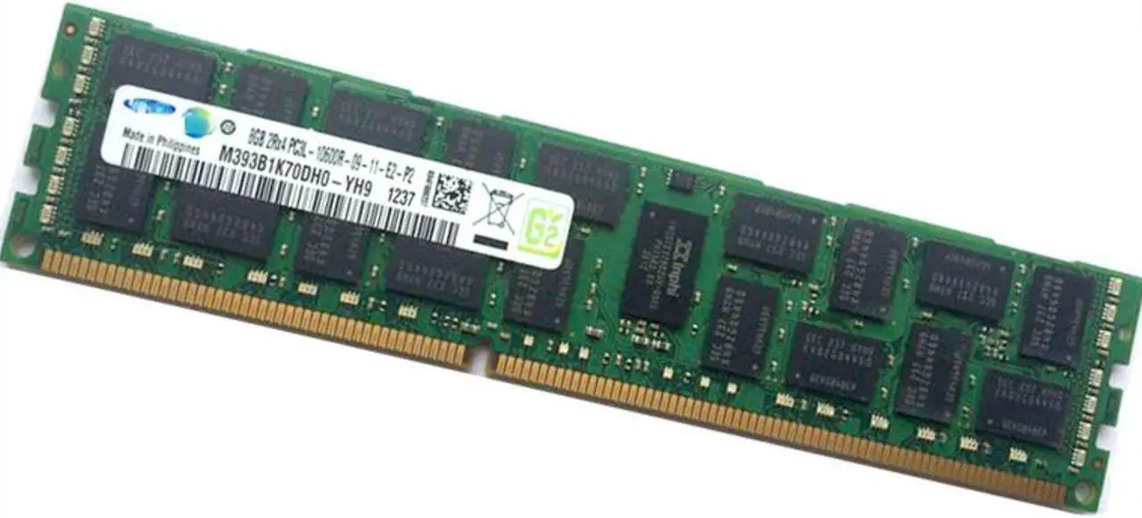 RAM for Samsung 8GB 2RX4 PC3L-10600R-09-11-E2-D3 M393B1K70DH0-YH9 8G ...