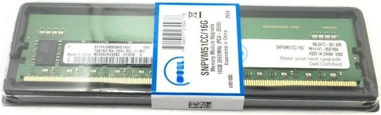 RAM T5810 T5820 Workstation Memory 16G 2RX8 PC4-2666V DDR4 ECC REG ...