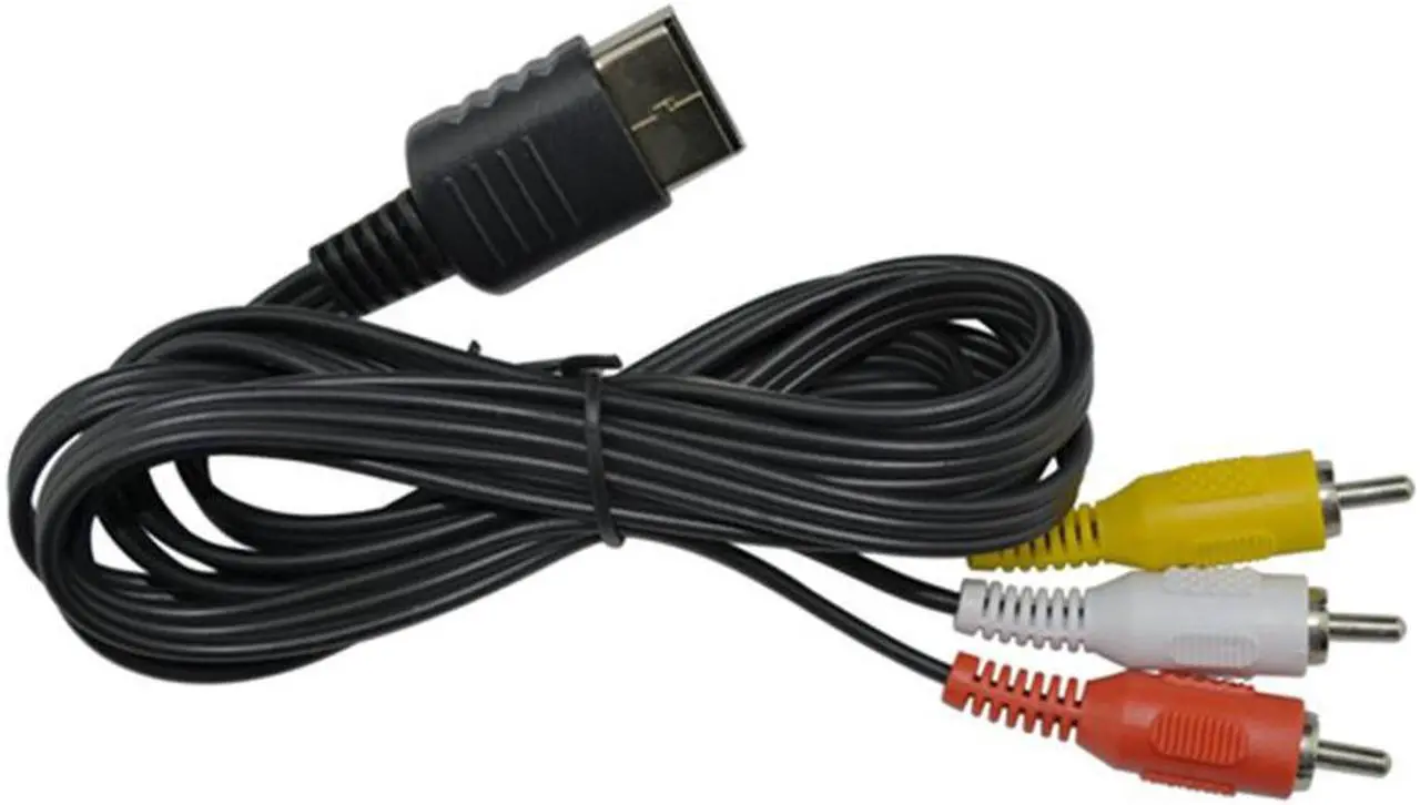 1.8M Composite AV Audio Video TV Adapter Cable for SEGA Dreamcast RCA ...